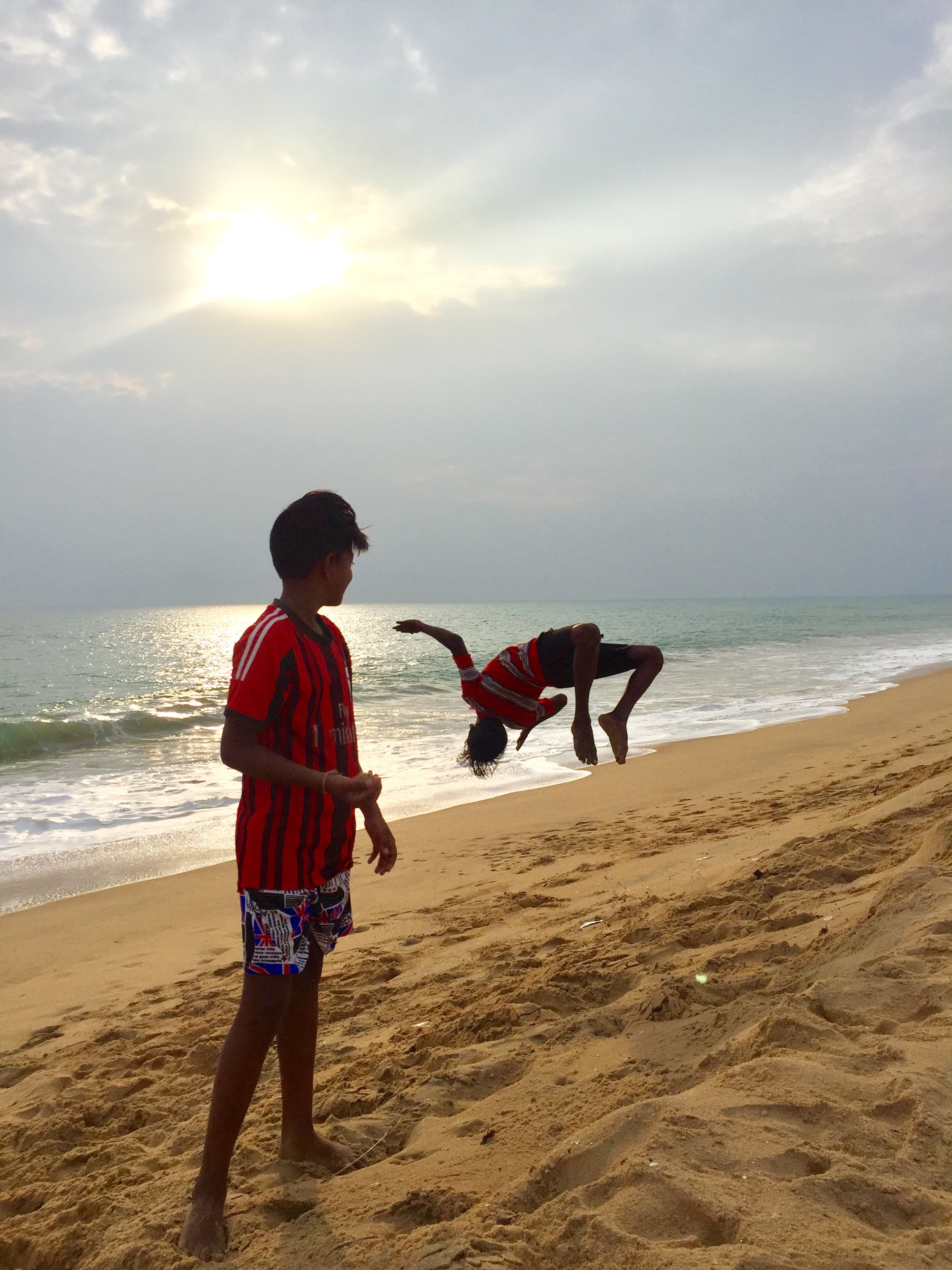 Jumping For Joy Beach Ocean free image download