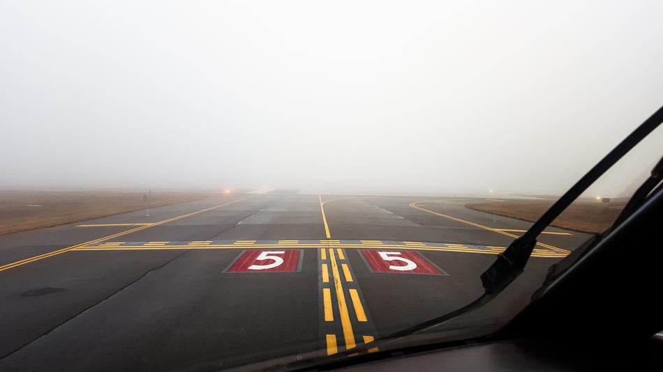 Airport Runway Fog free image download