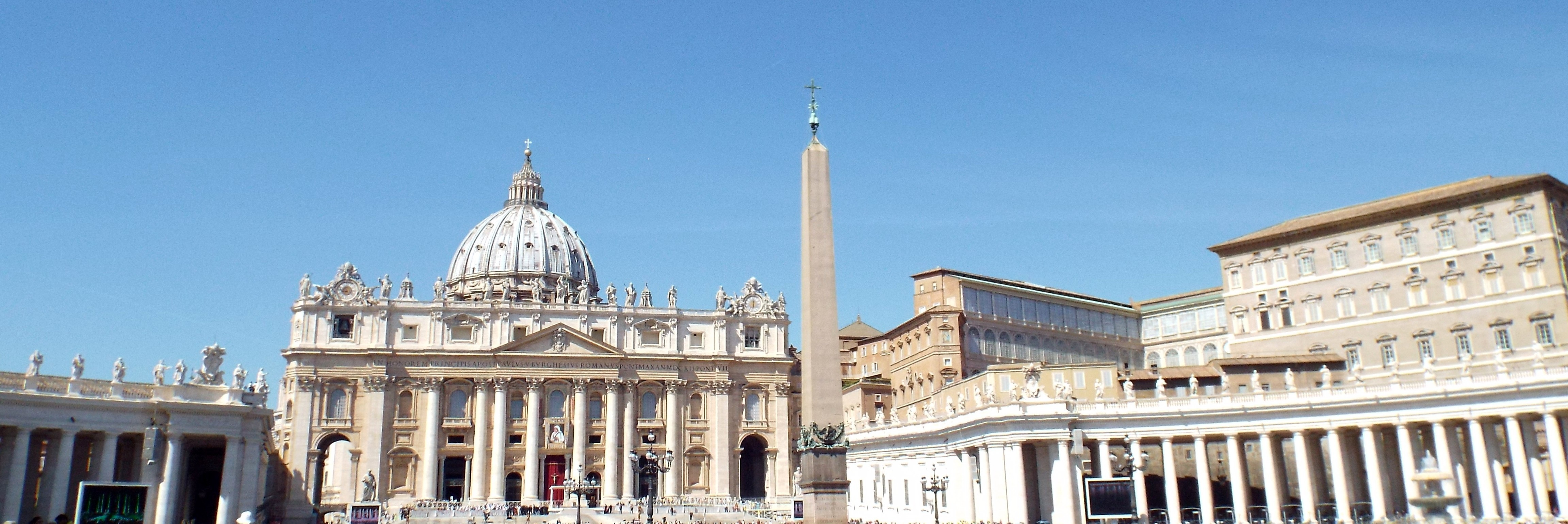 St Peters Square Rome Panorama free image download