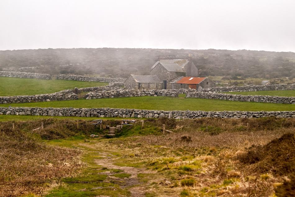 Cornwall Landscape Fog free image download