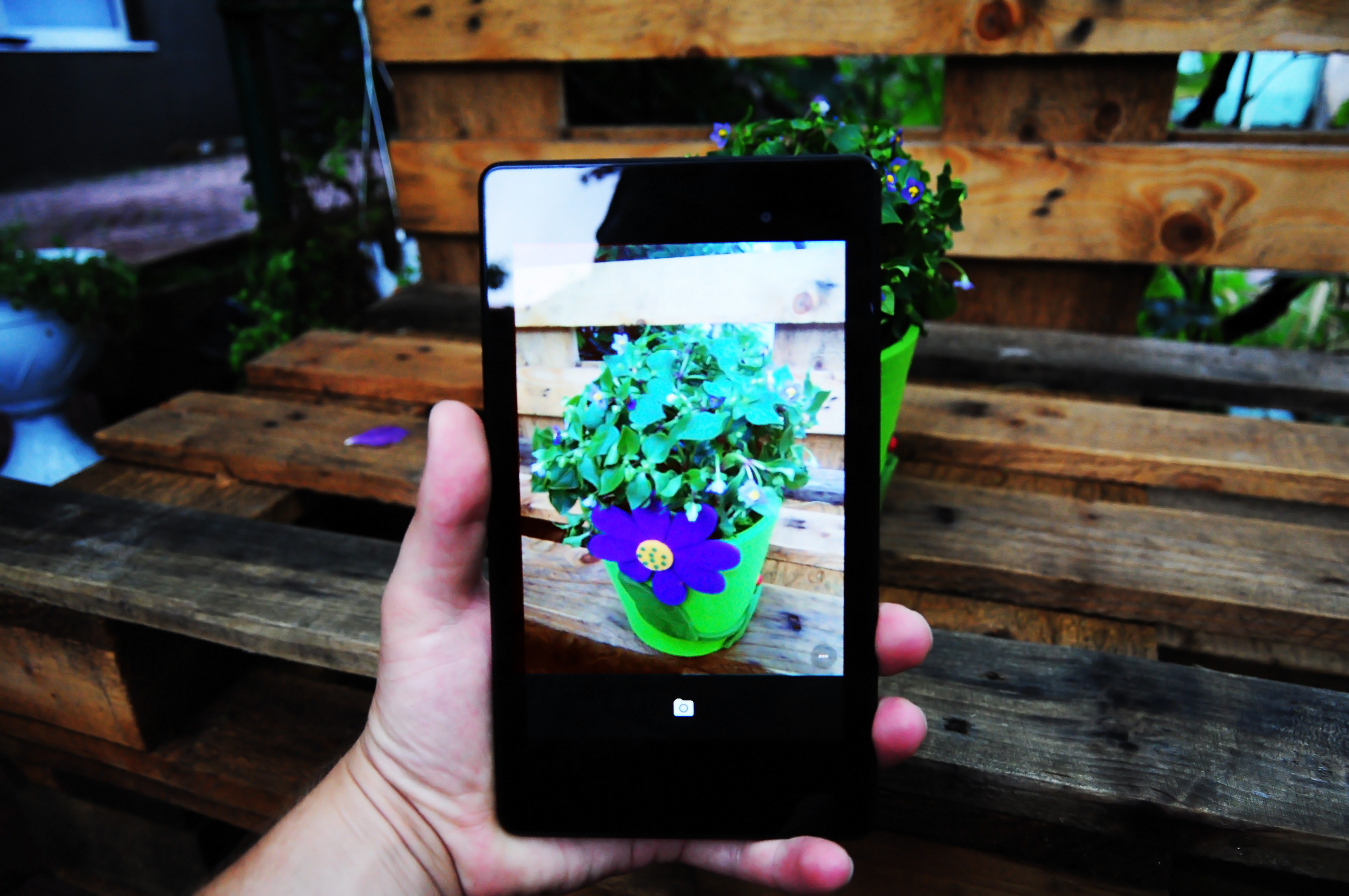 Photo Tablet Landscape Flowers free image download