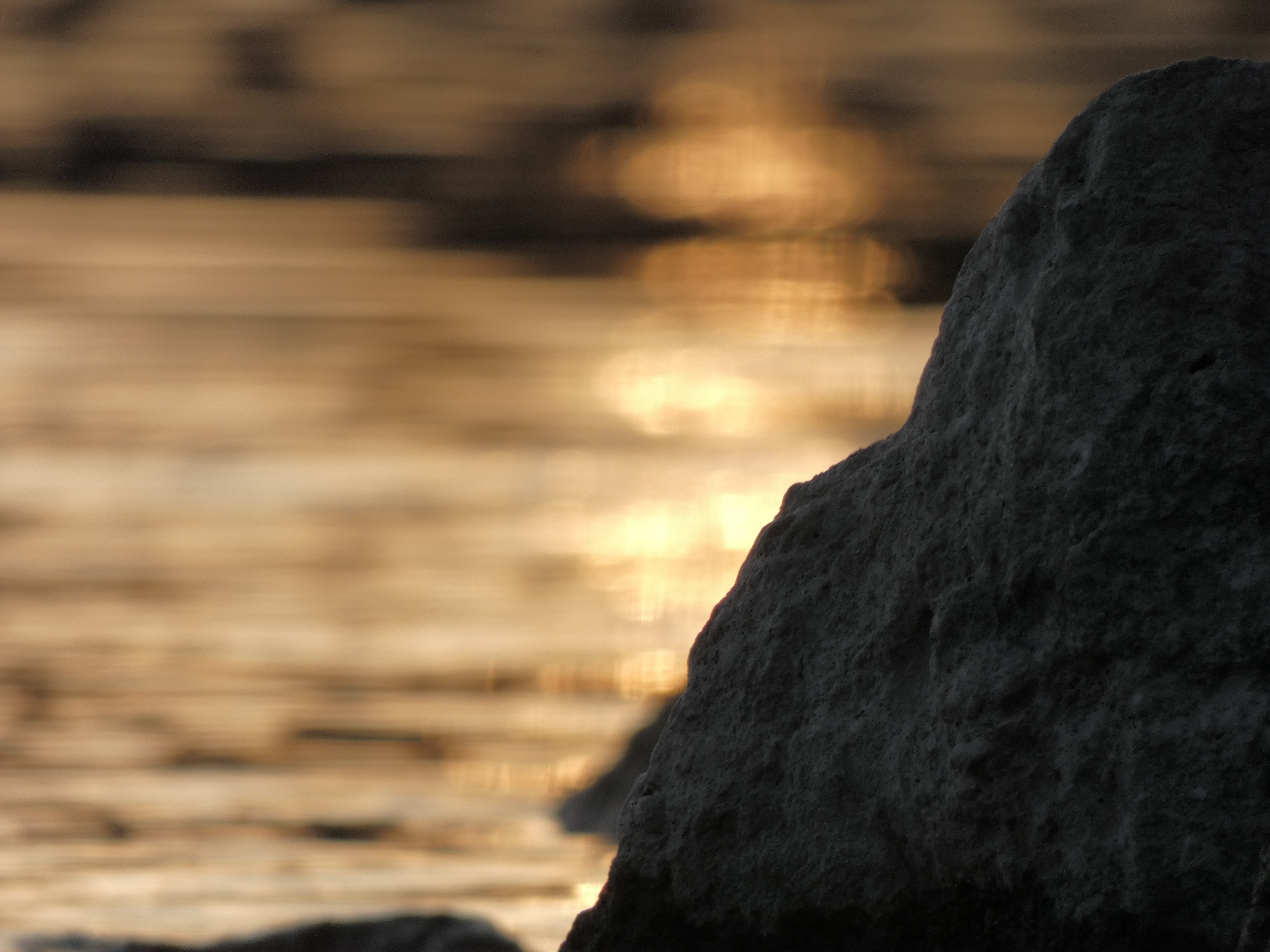 Bokeh Stone Sunset free image download