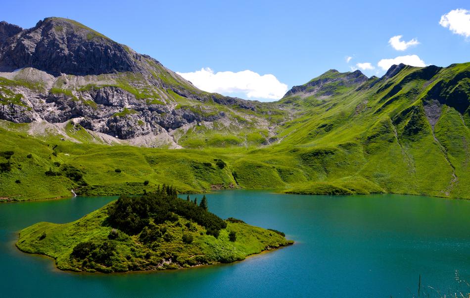 Schrecksee Allgäu Hochgebirgssee free image download