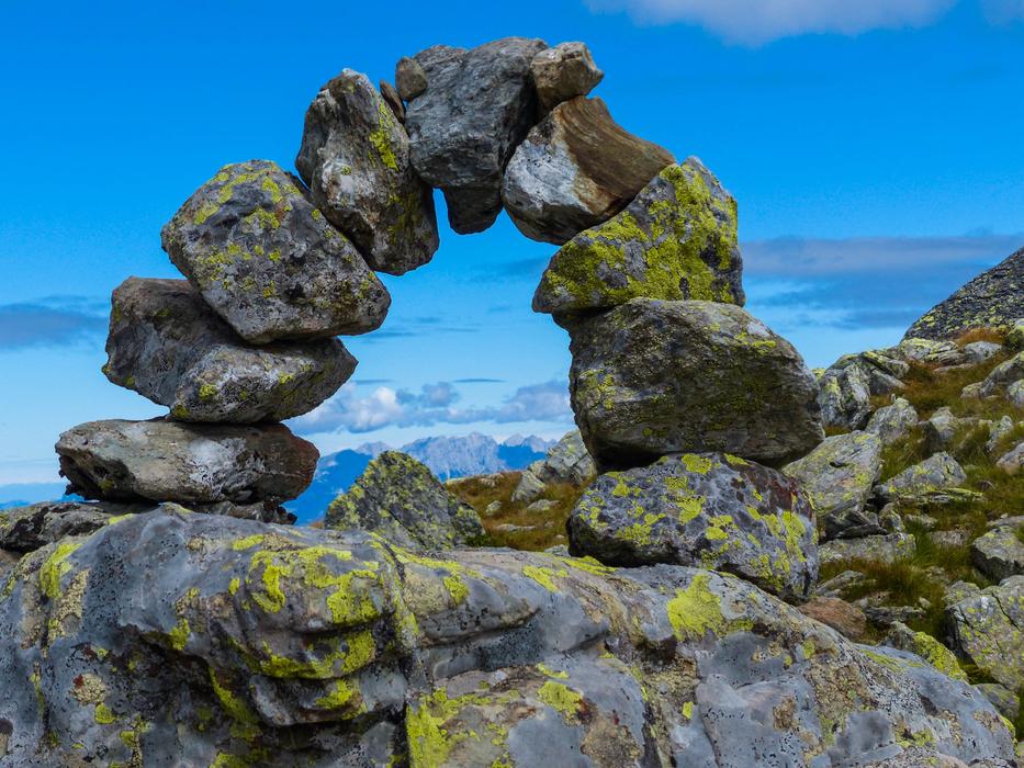Mossy Mountains Alpine Rock free image download