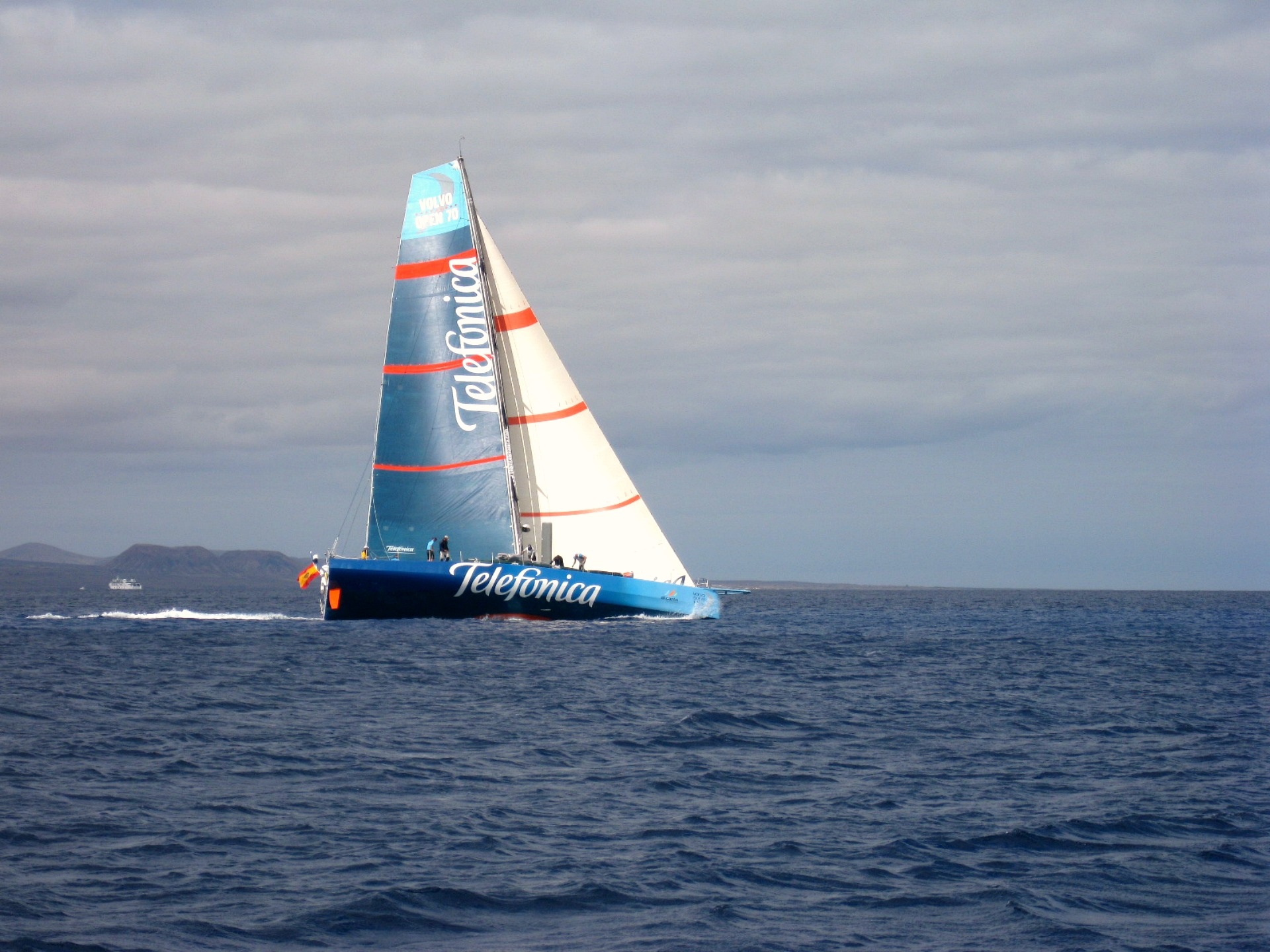 Yacht Telefonica Race free image download