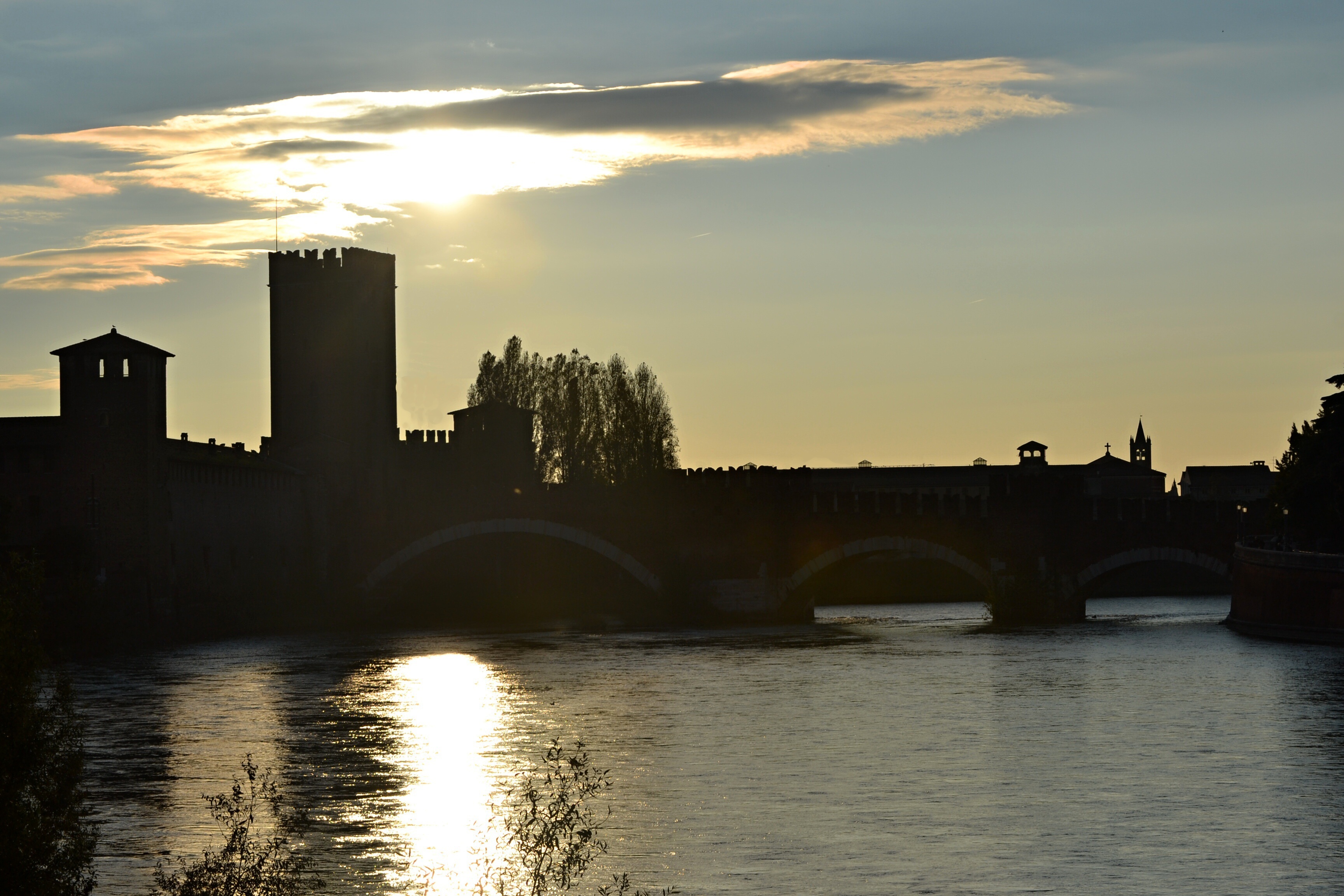Italy Verona Sunset free image download