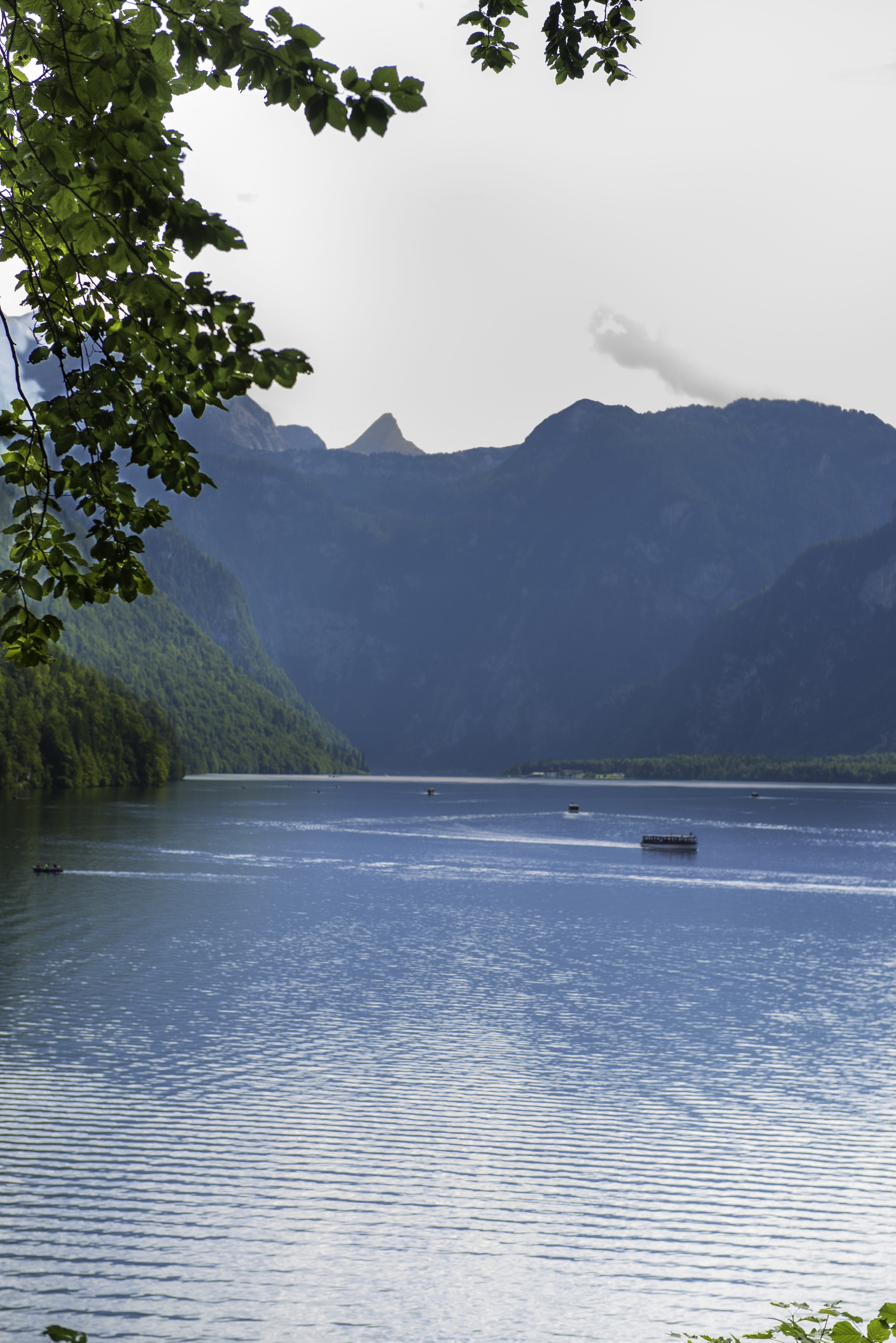 Viewpoint of European mountain and lake free image download