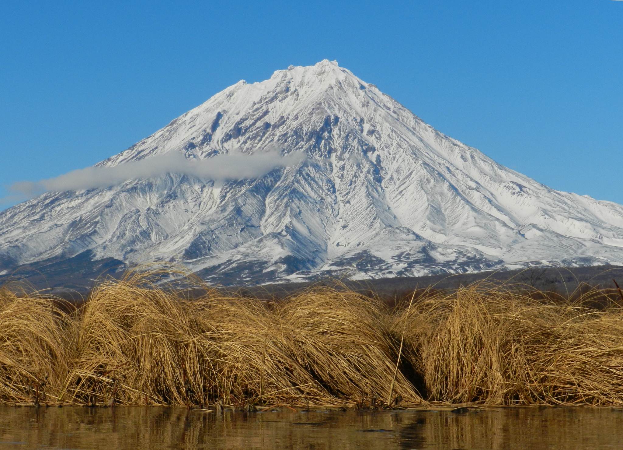 Koryaksky Volcano Kamchatka Autumn free image download