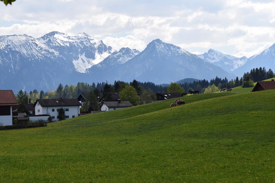 Germany Fussen Mountain view free image download