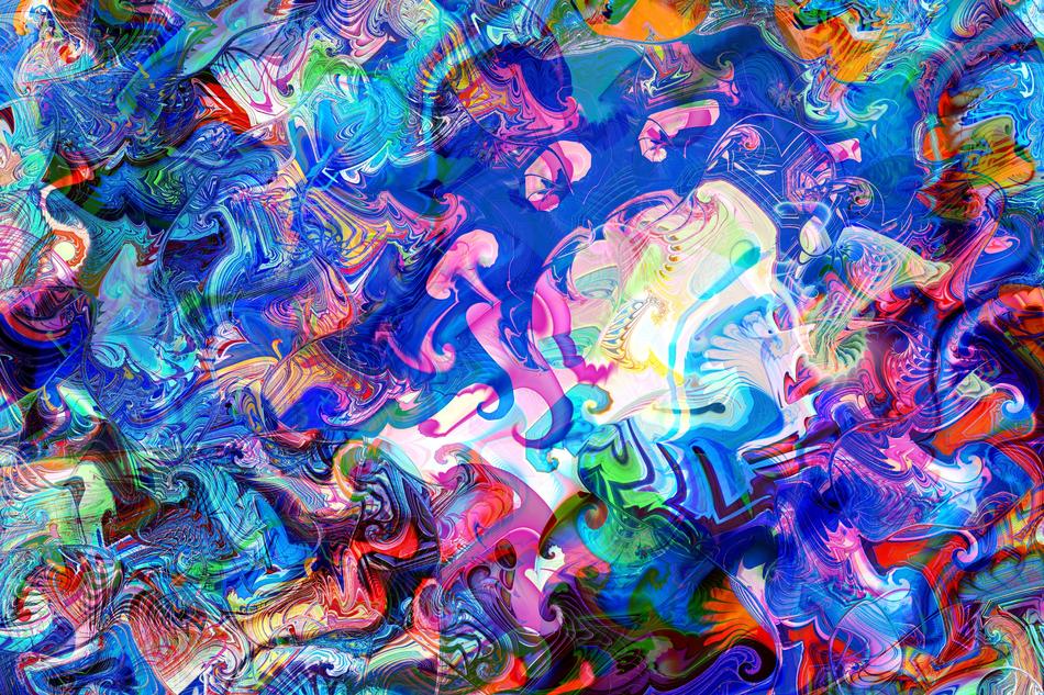 Abstract digital paint free image download