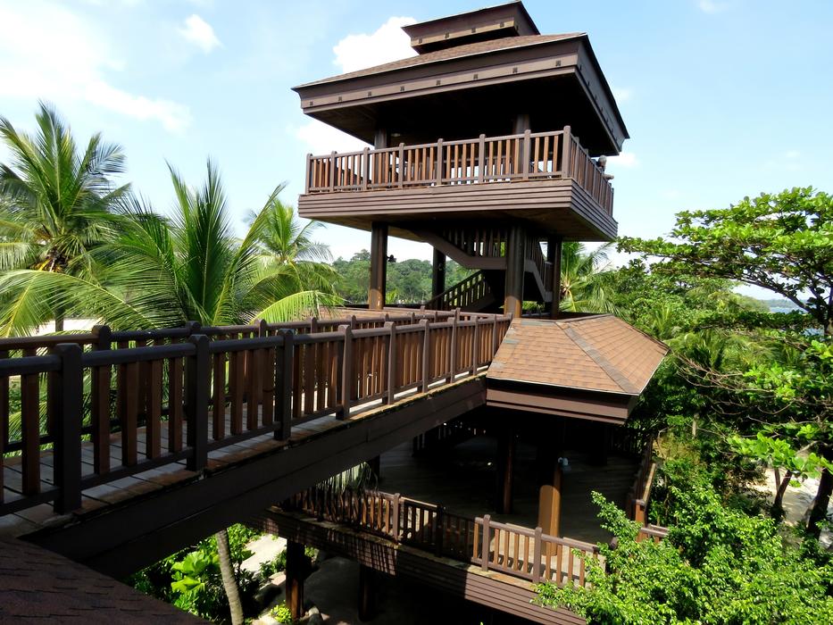 Island Tower Building Sentosa free image download