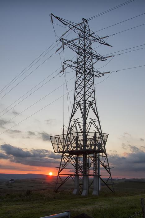 Pylon Sunset Energy free image download