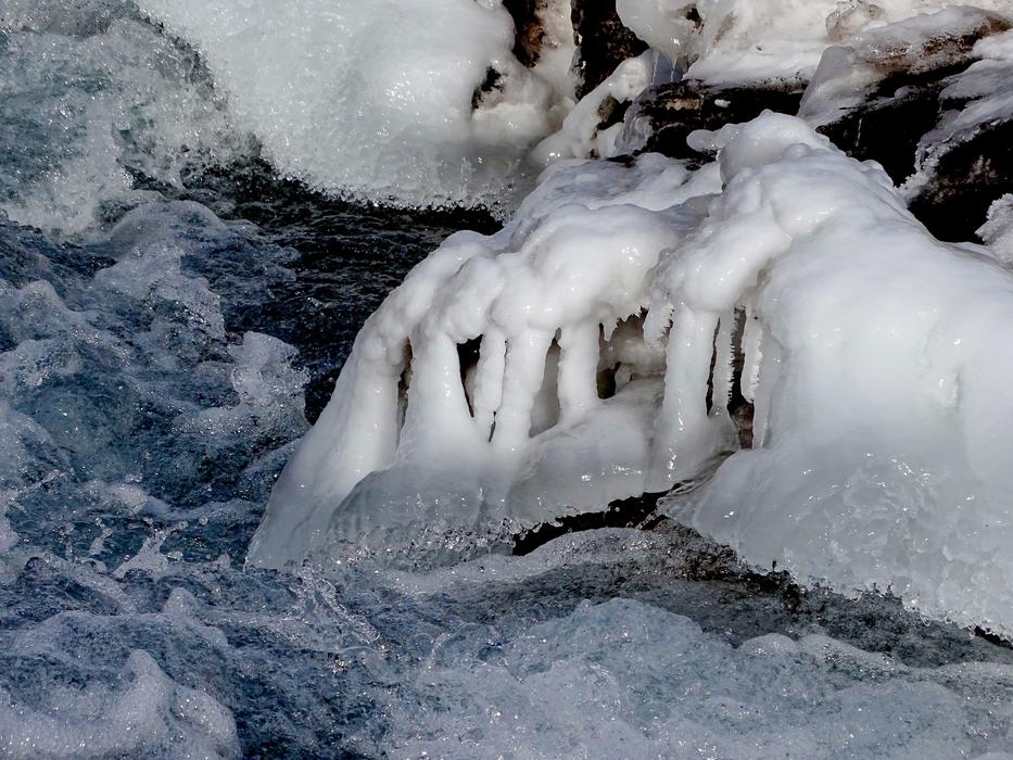 River Ice Winter free image download