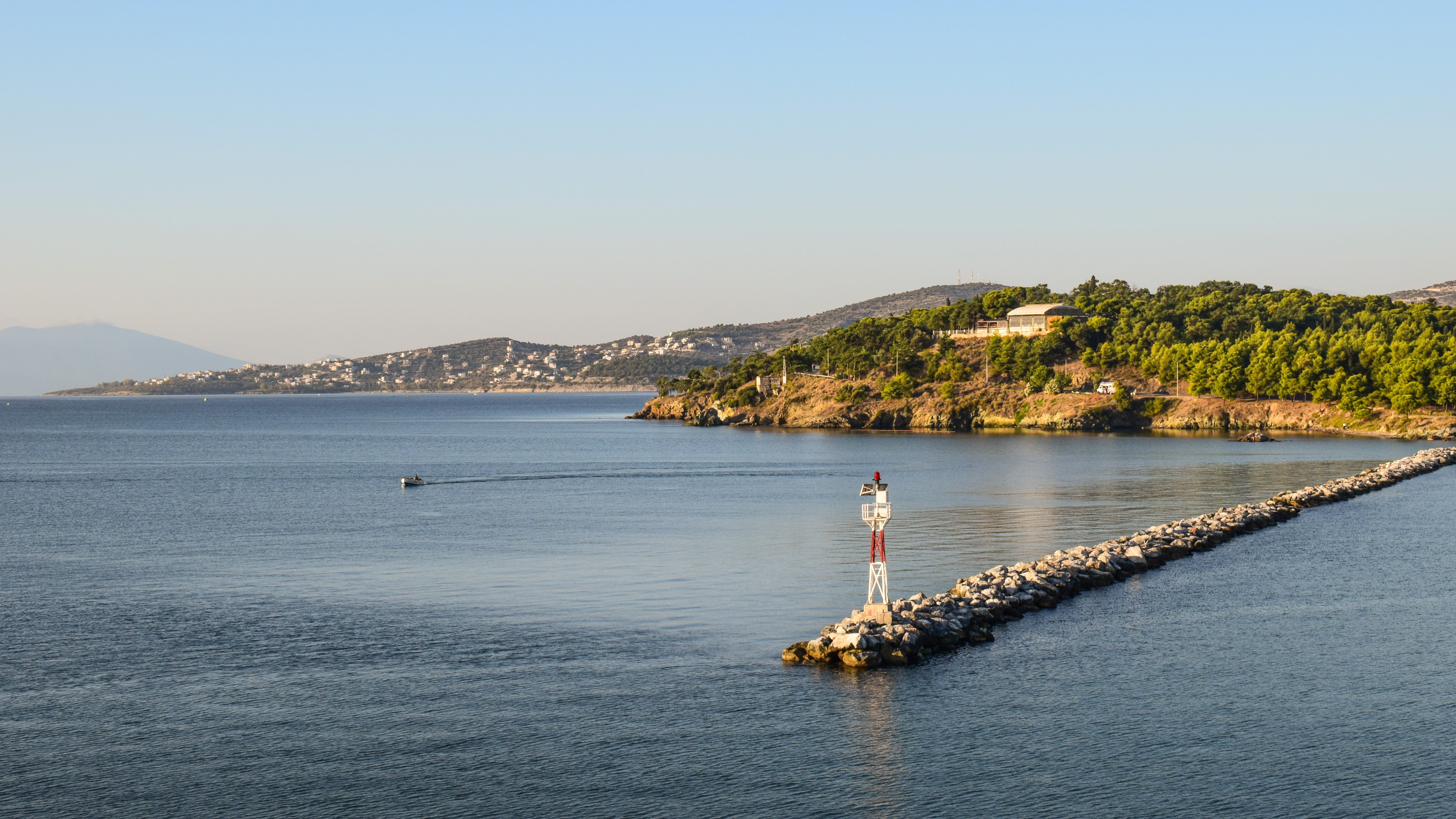 Breakwater Beacon Landscape free image download