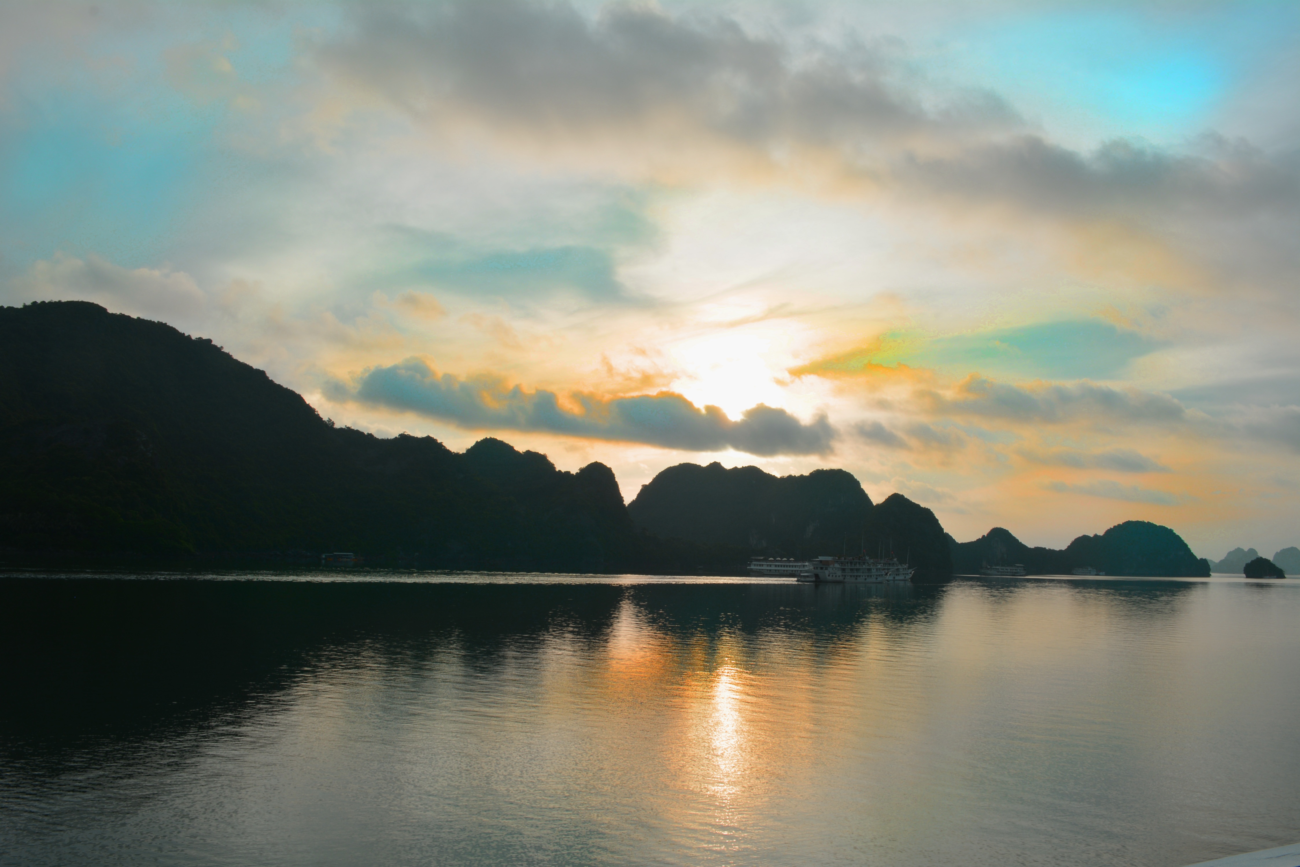 Water Reflection Sunset free image download