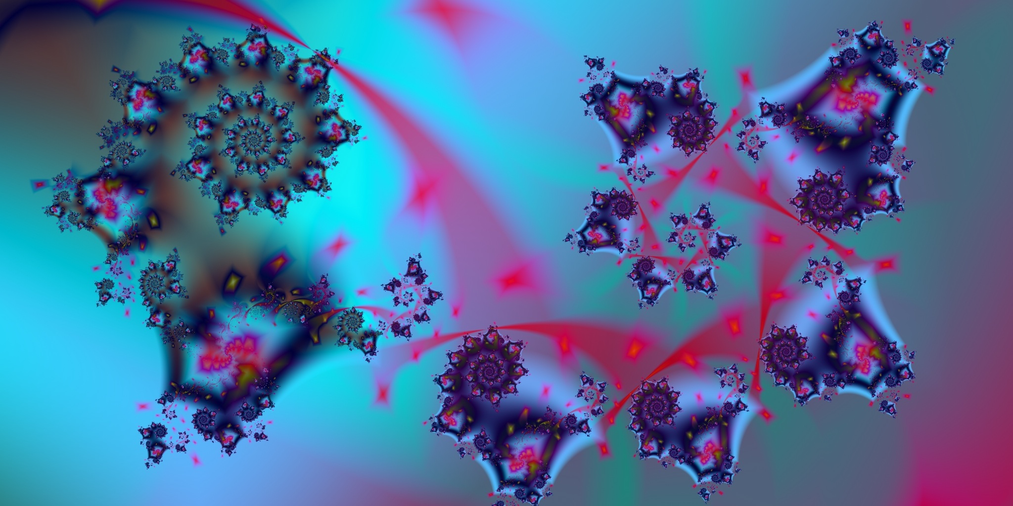 Fractal gradient colorful infinity free image download