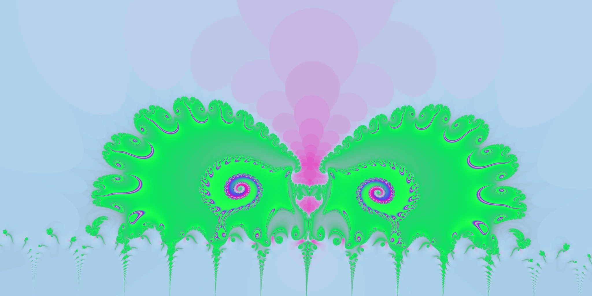 Fractal gradient colorful infinity free image download