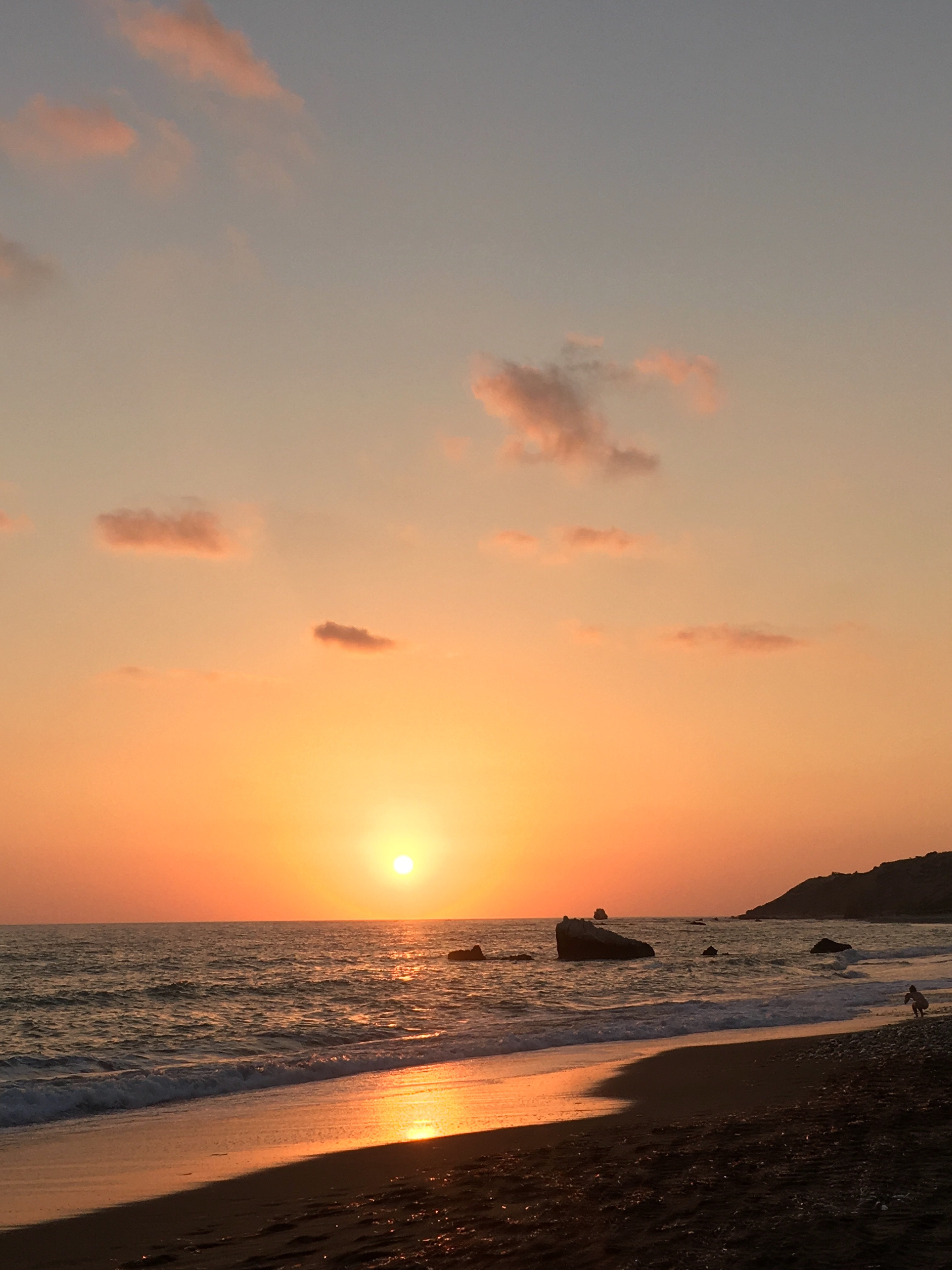 Cyprus Sunset Beach free image download