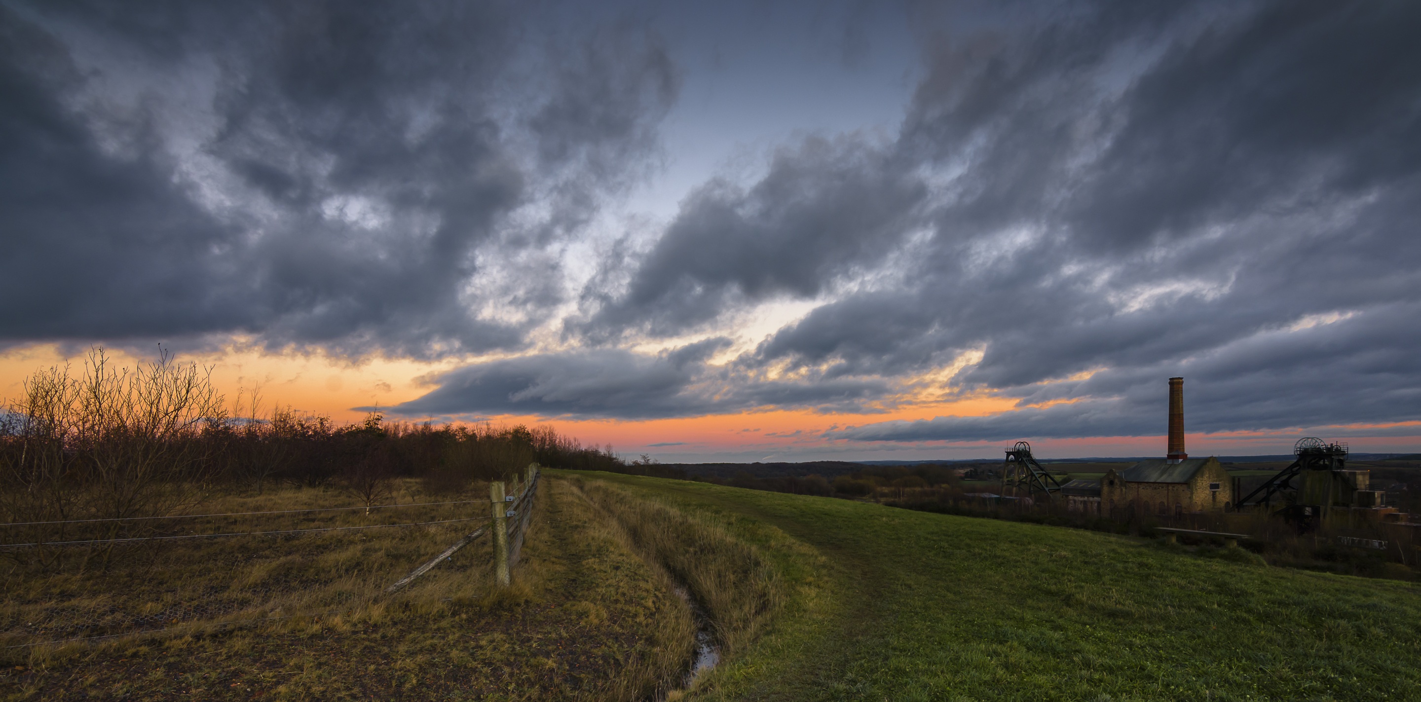 Sunset Mining Industrial free image download
