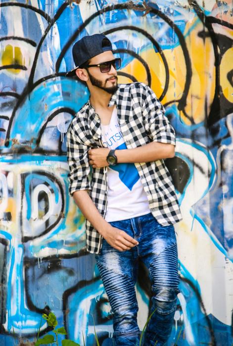 Street man graffiti free image download
