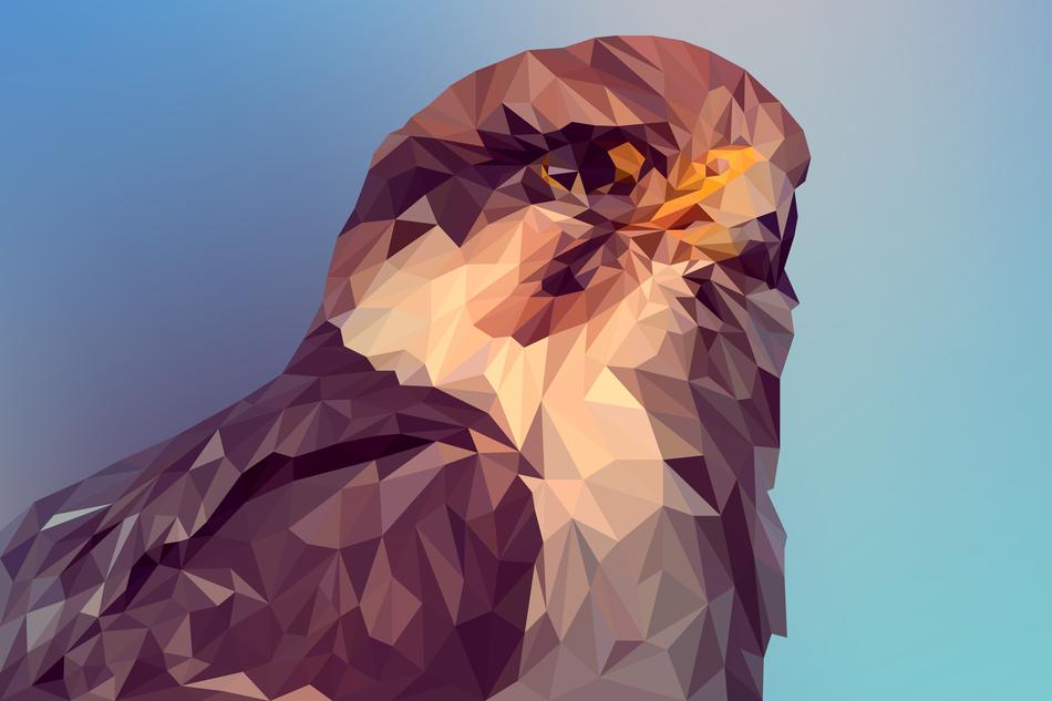 Small poly animal vector art free image download