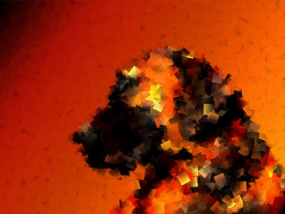 Cubic Dog Frame Photo free image download