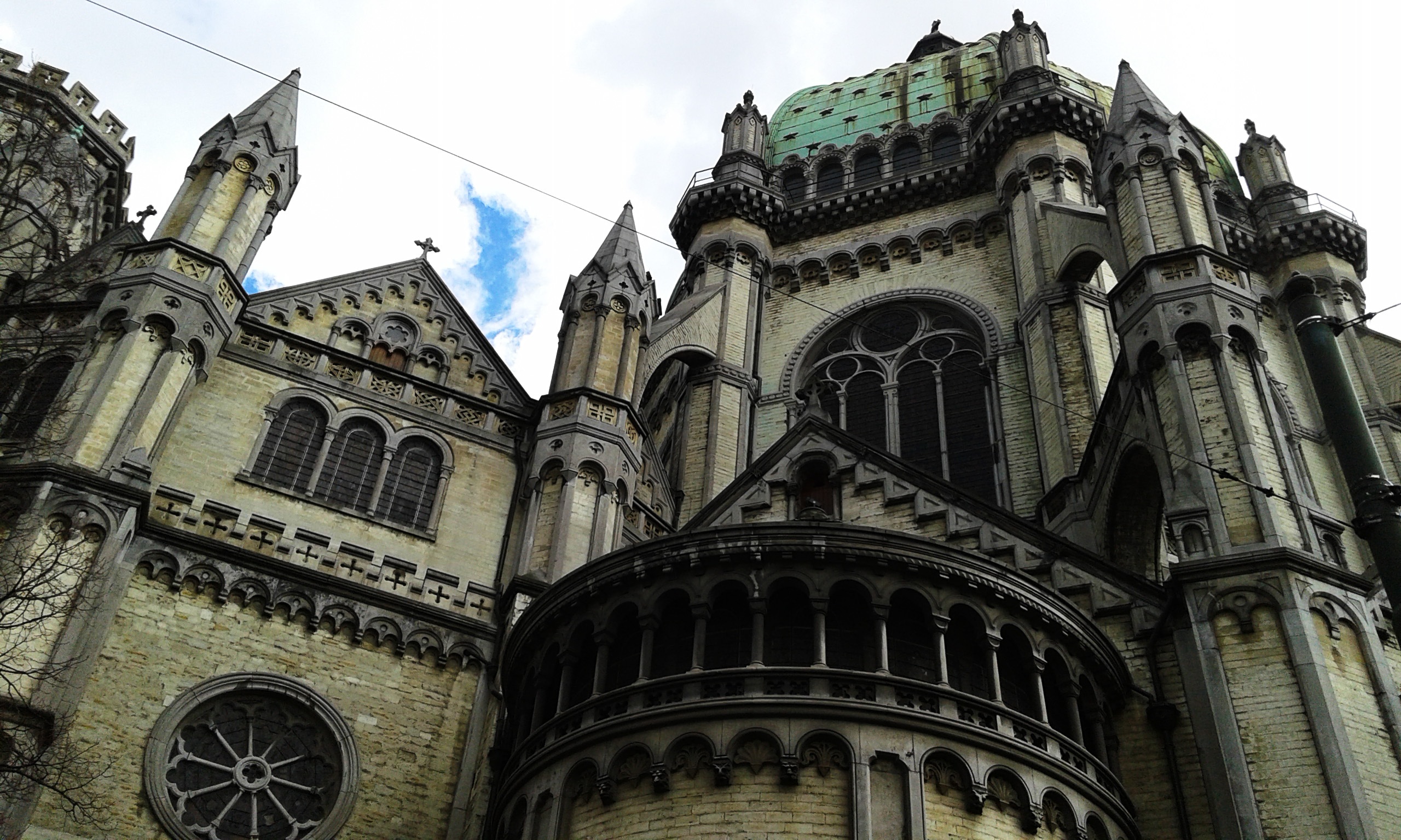 Medieval structure of the old cathedral free image download