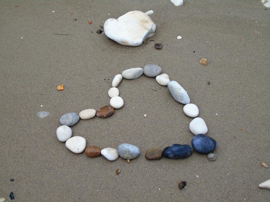 Heart Pebbles Pebble free image download