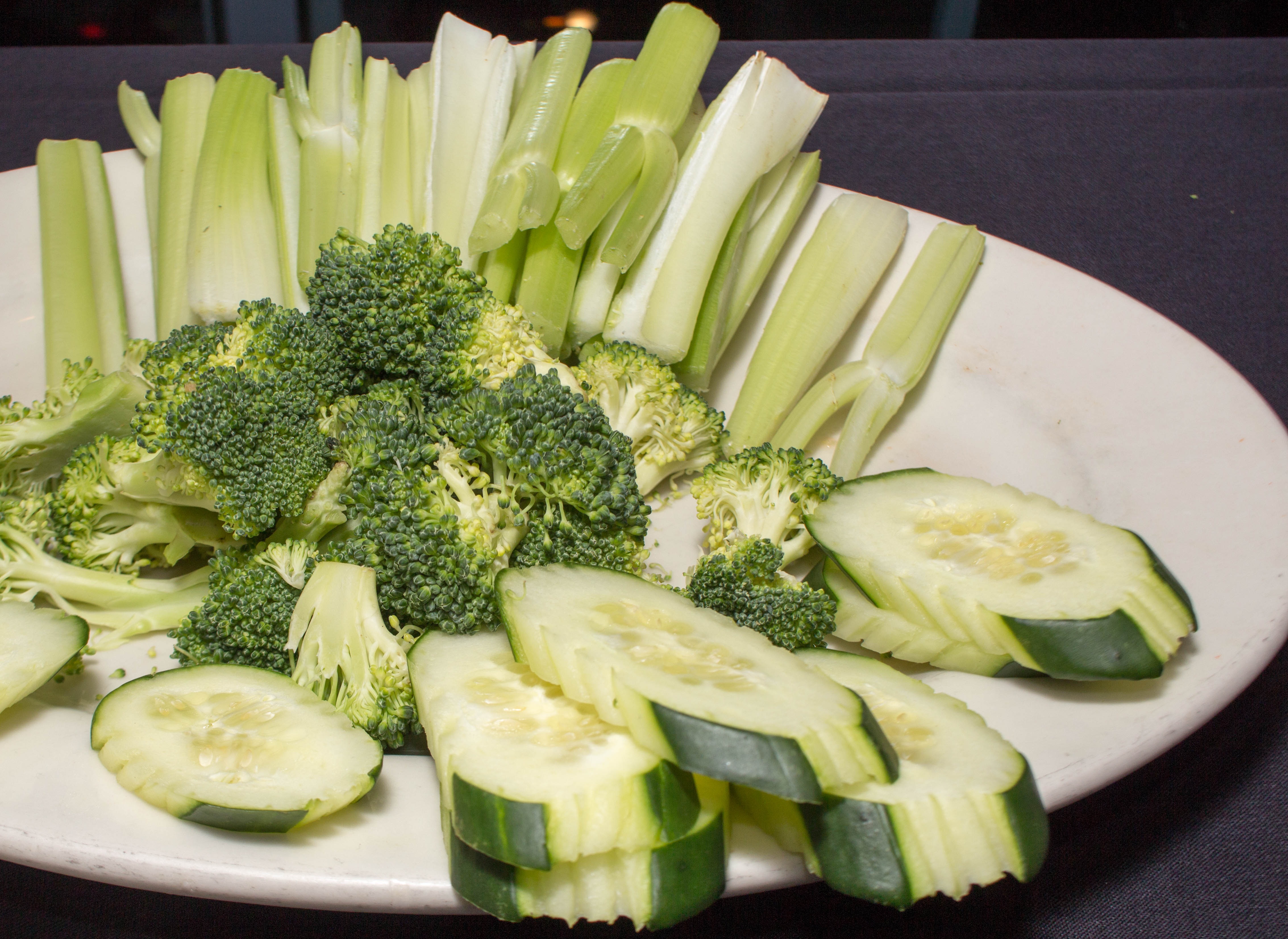 Cucumbers and broccoli fresh free image download