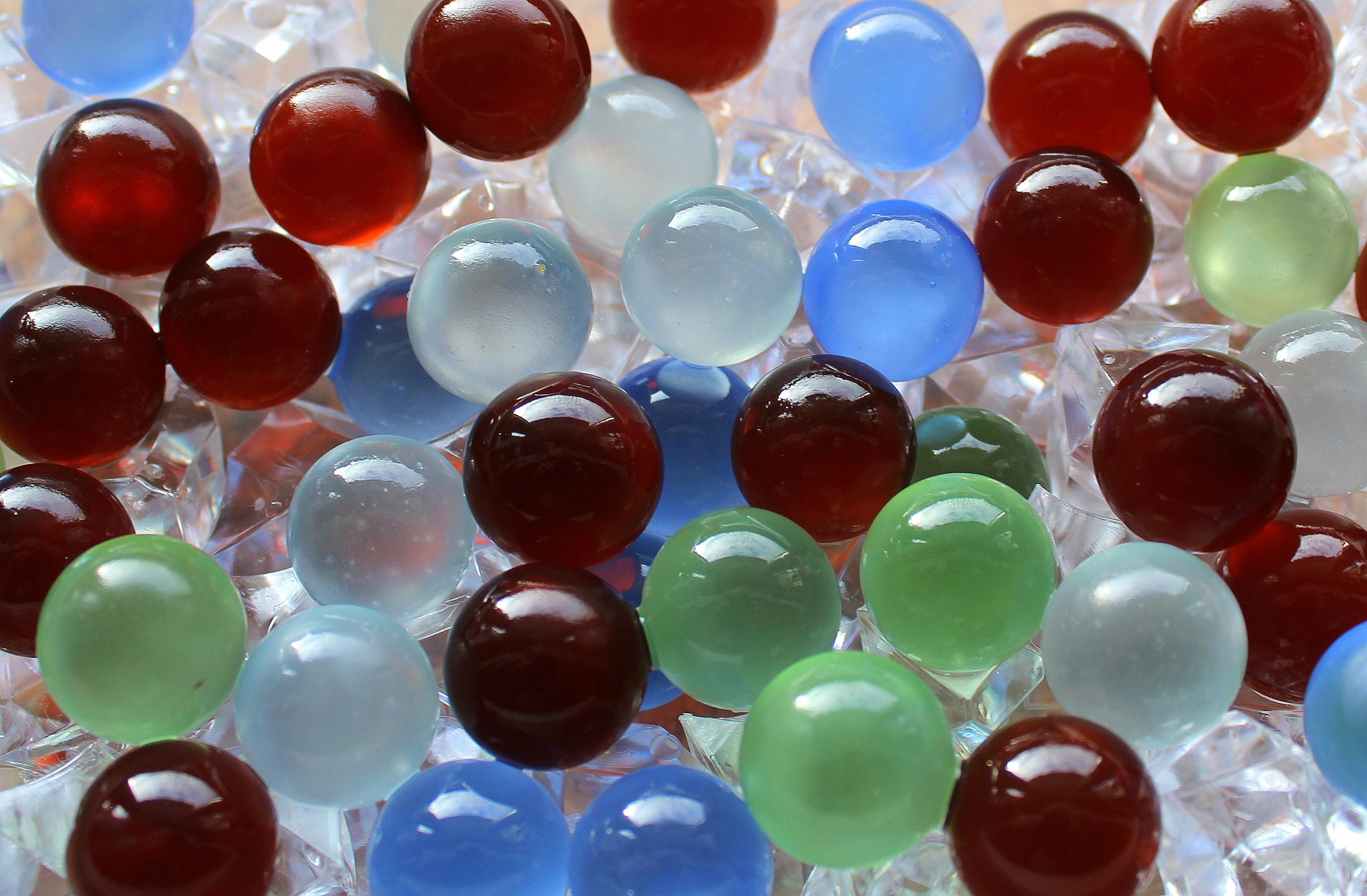 Background, colorful glass balls free image download