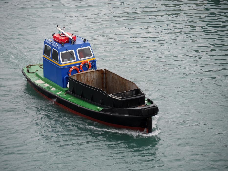 Garbage Ship Port free image download