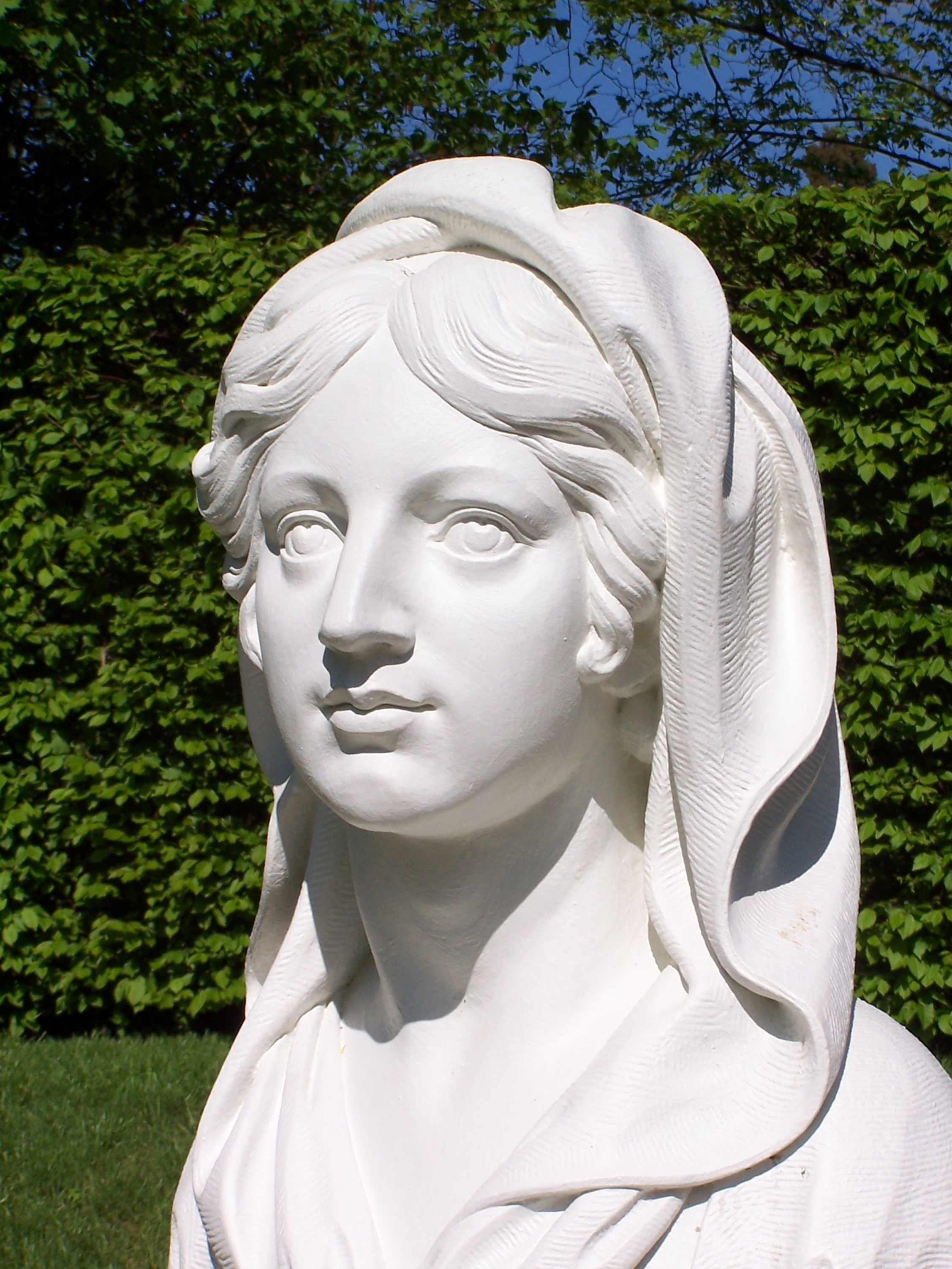 Sculpture face white look free image download