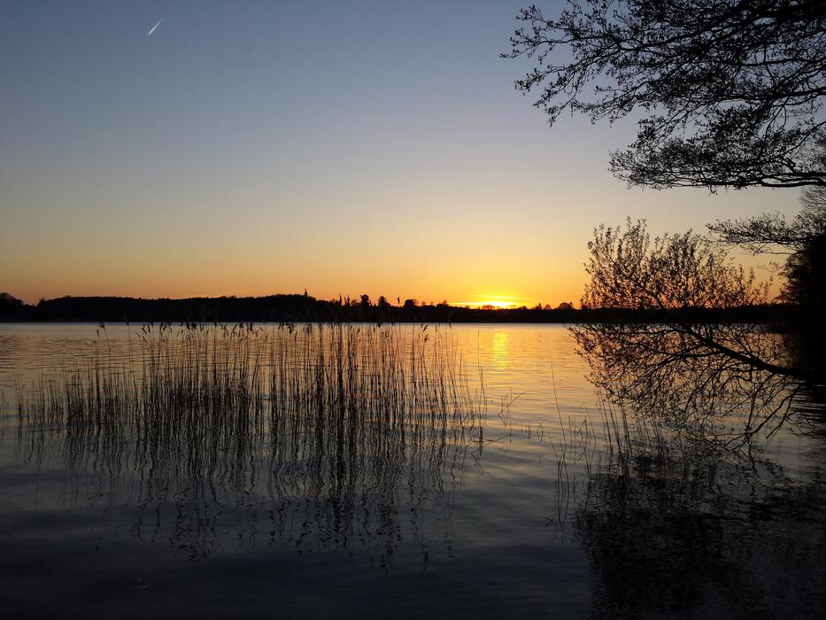 Sunset Lake The Silence Peace Of free image download