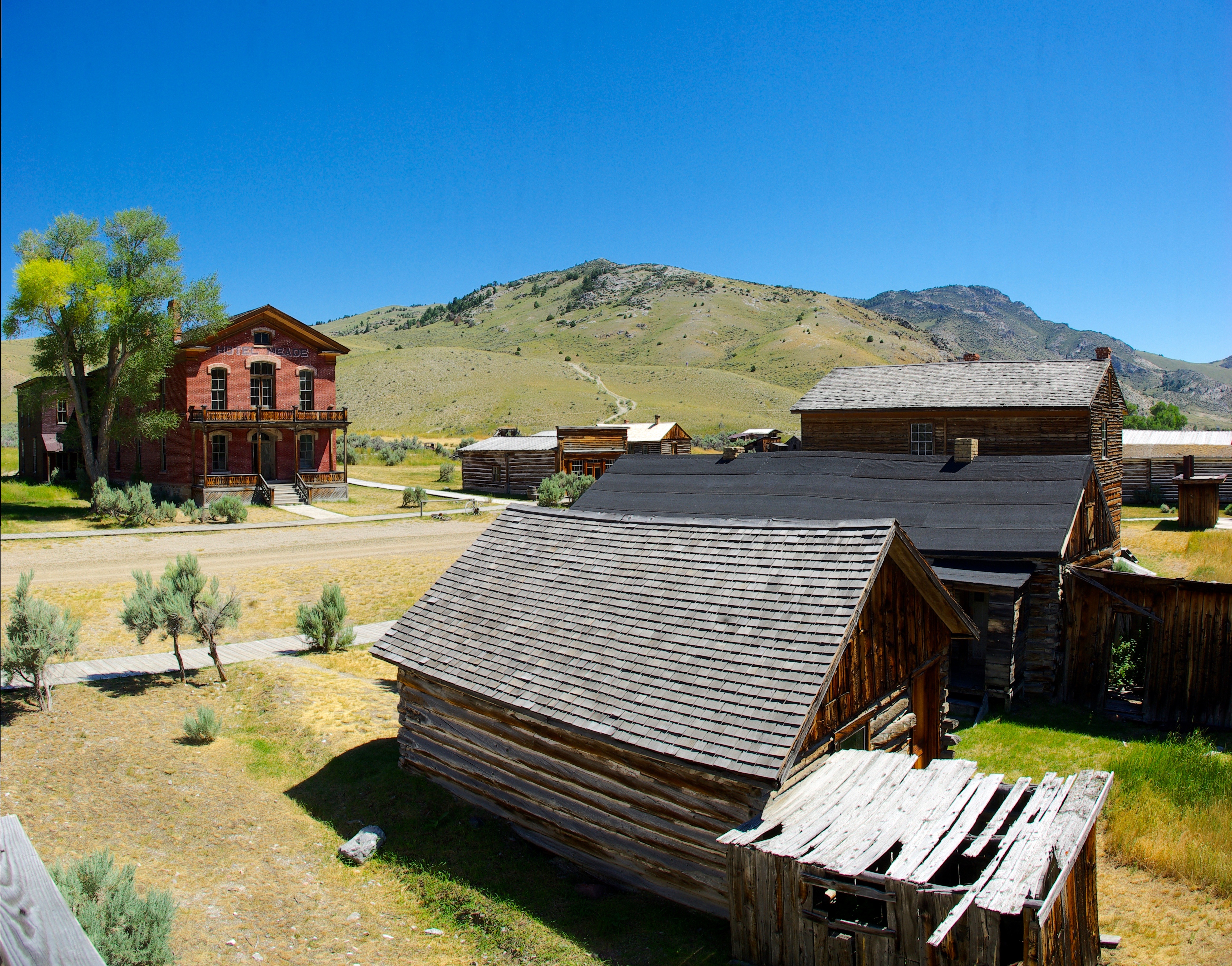 Bannack Ghost Town Montana Usa free image download