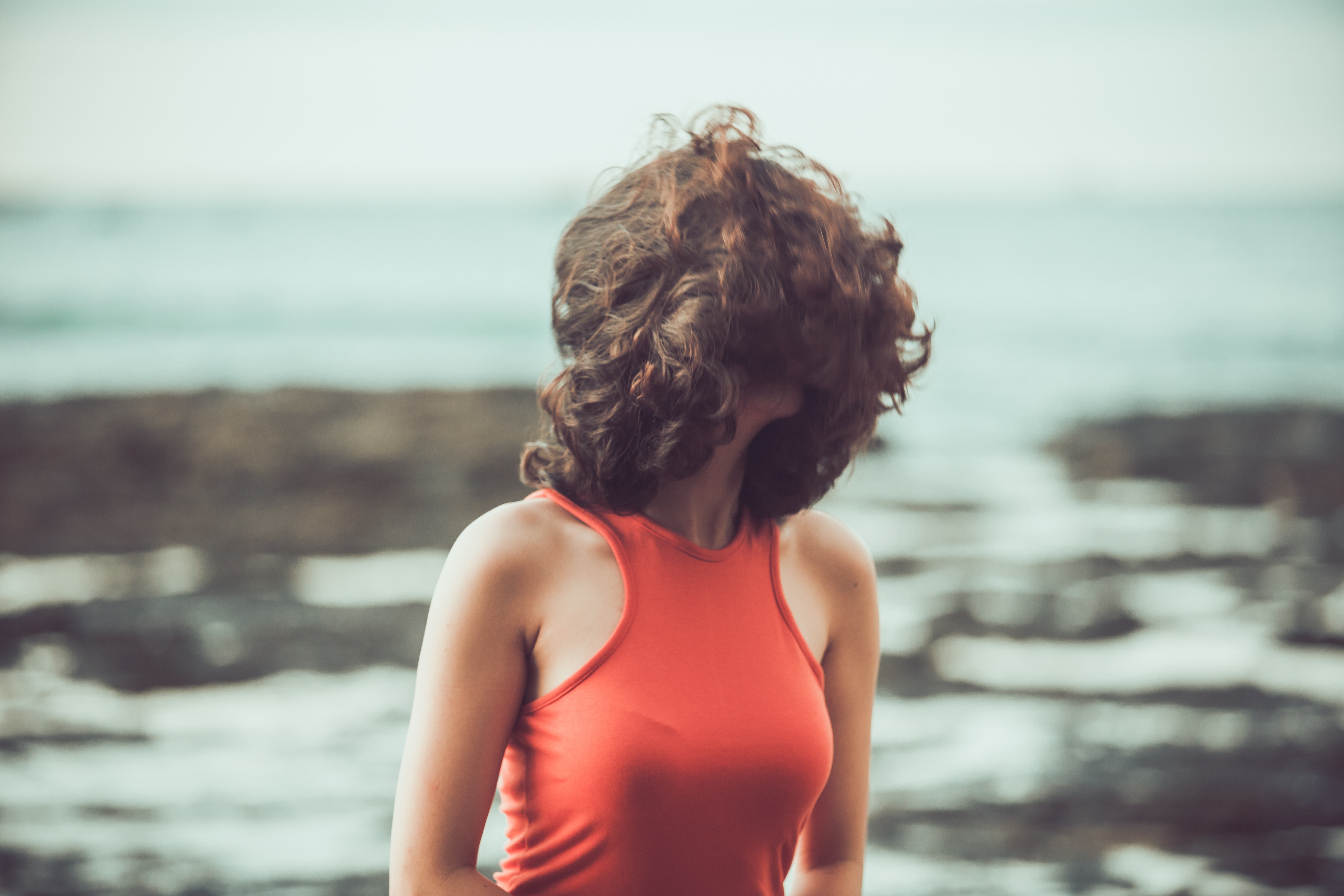 Beach Girl Wave free image download