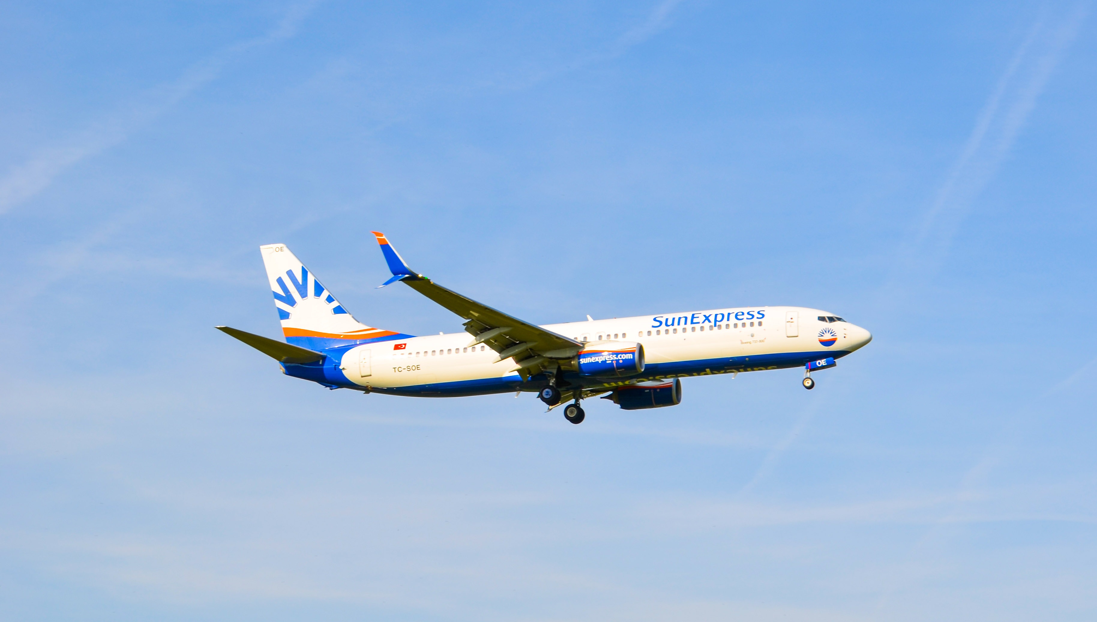 Aircraft Jet Sun Express free image download
