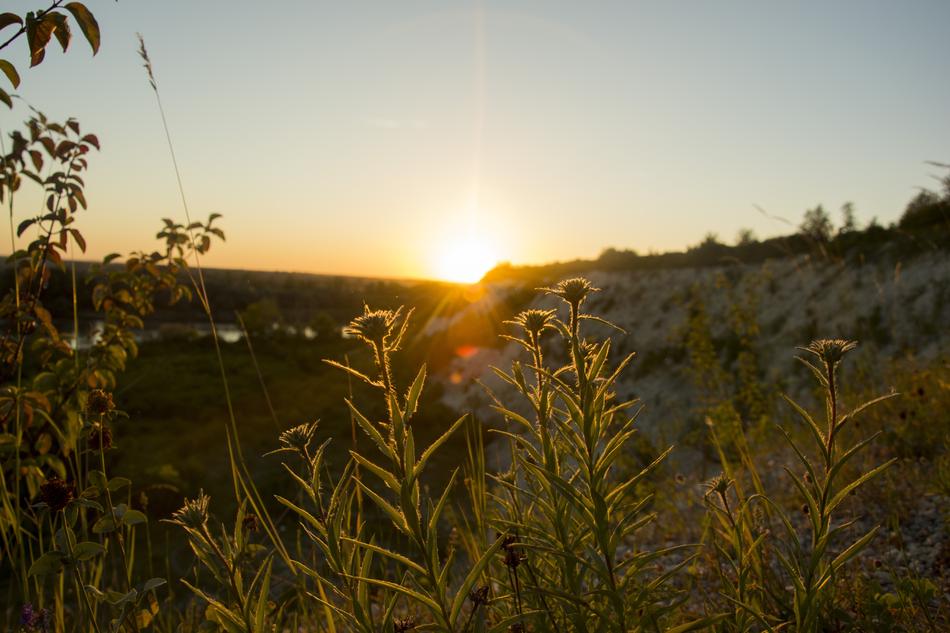 Quarry Sunset Landscape free image download