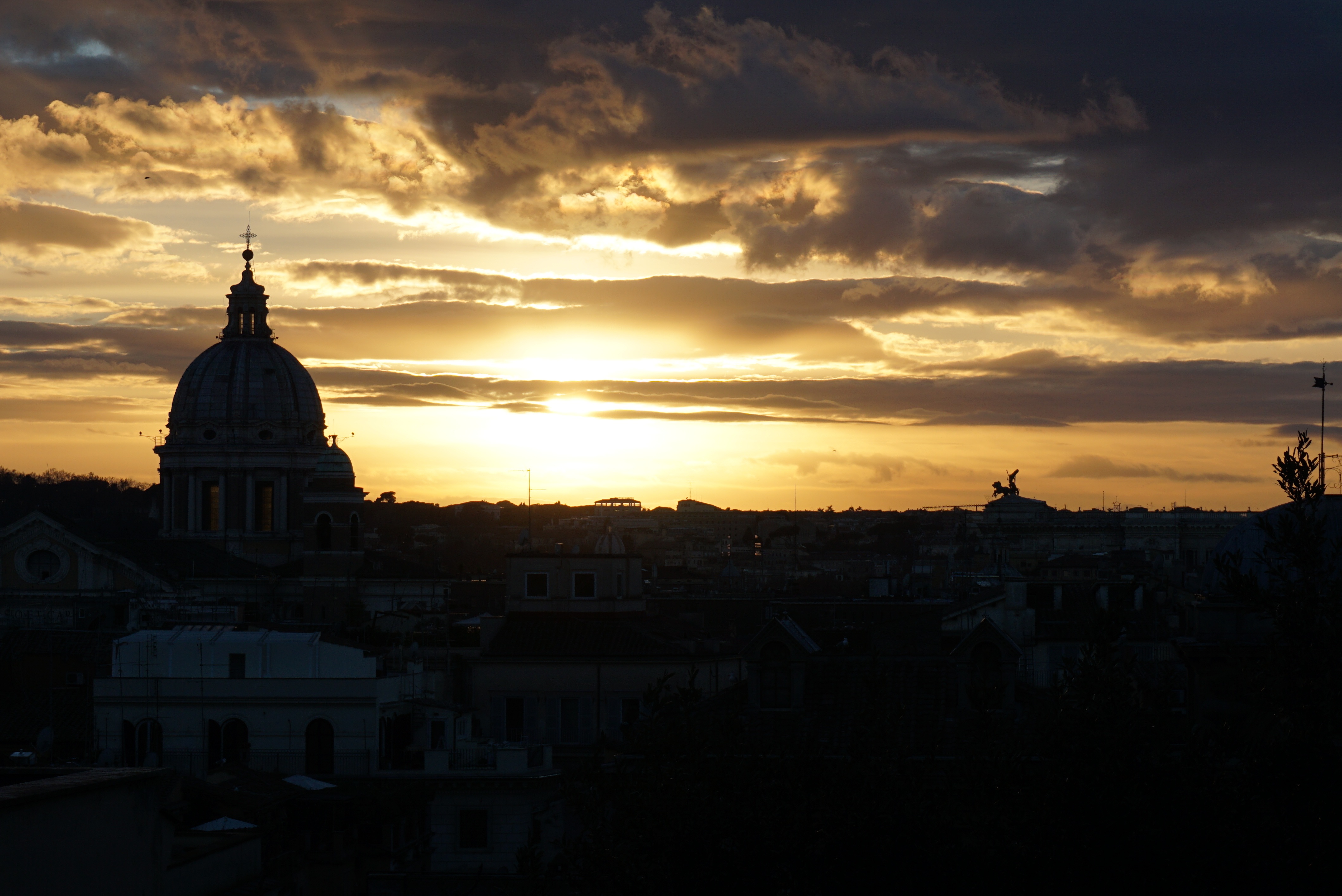 Sunset Rome Italy free image download