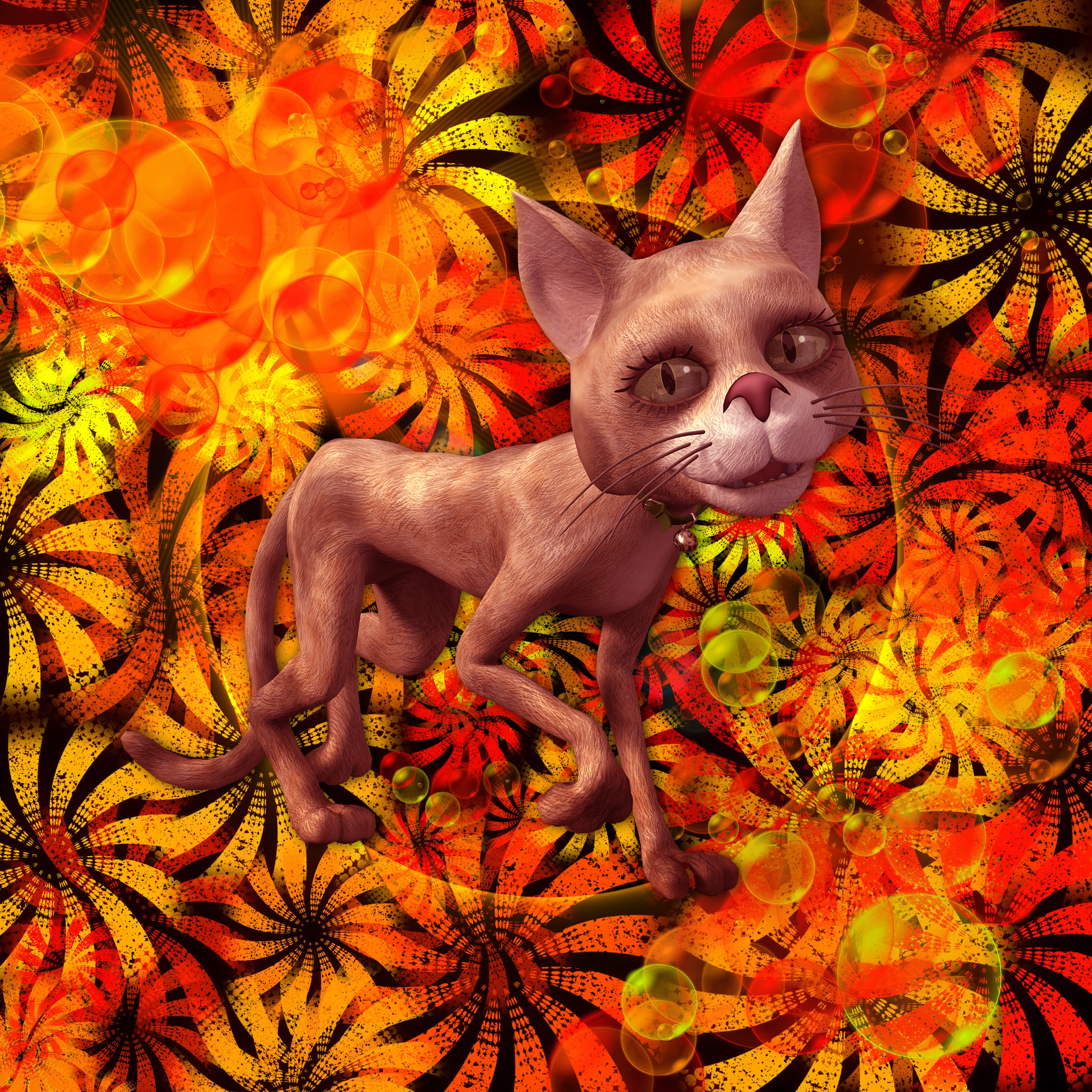 Fantasy cat cat fantasy design free image download