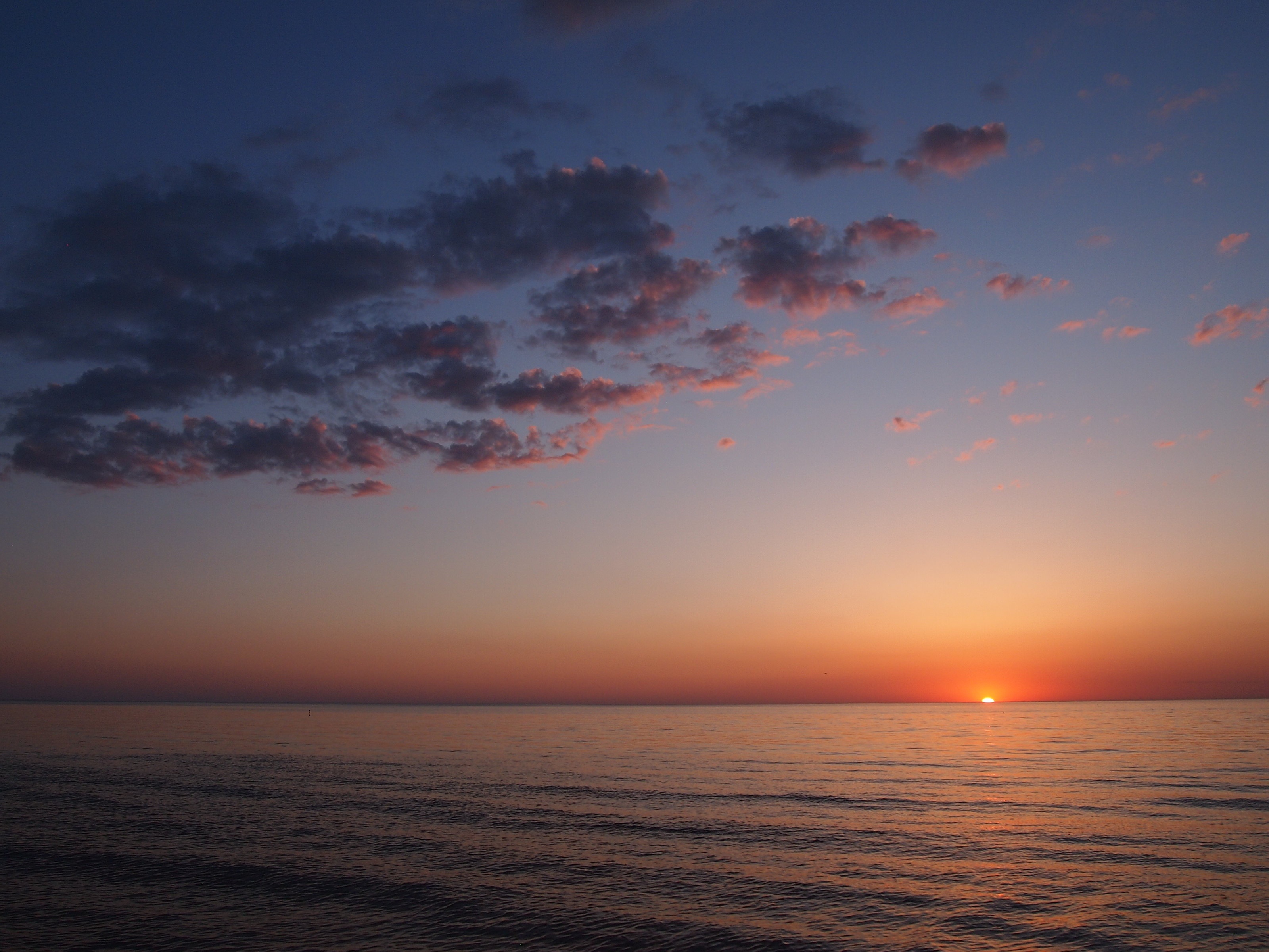 Sea Sunset Evening free image download