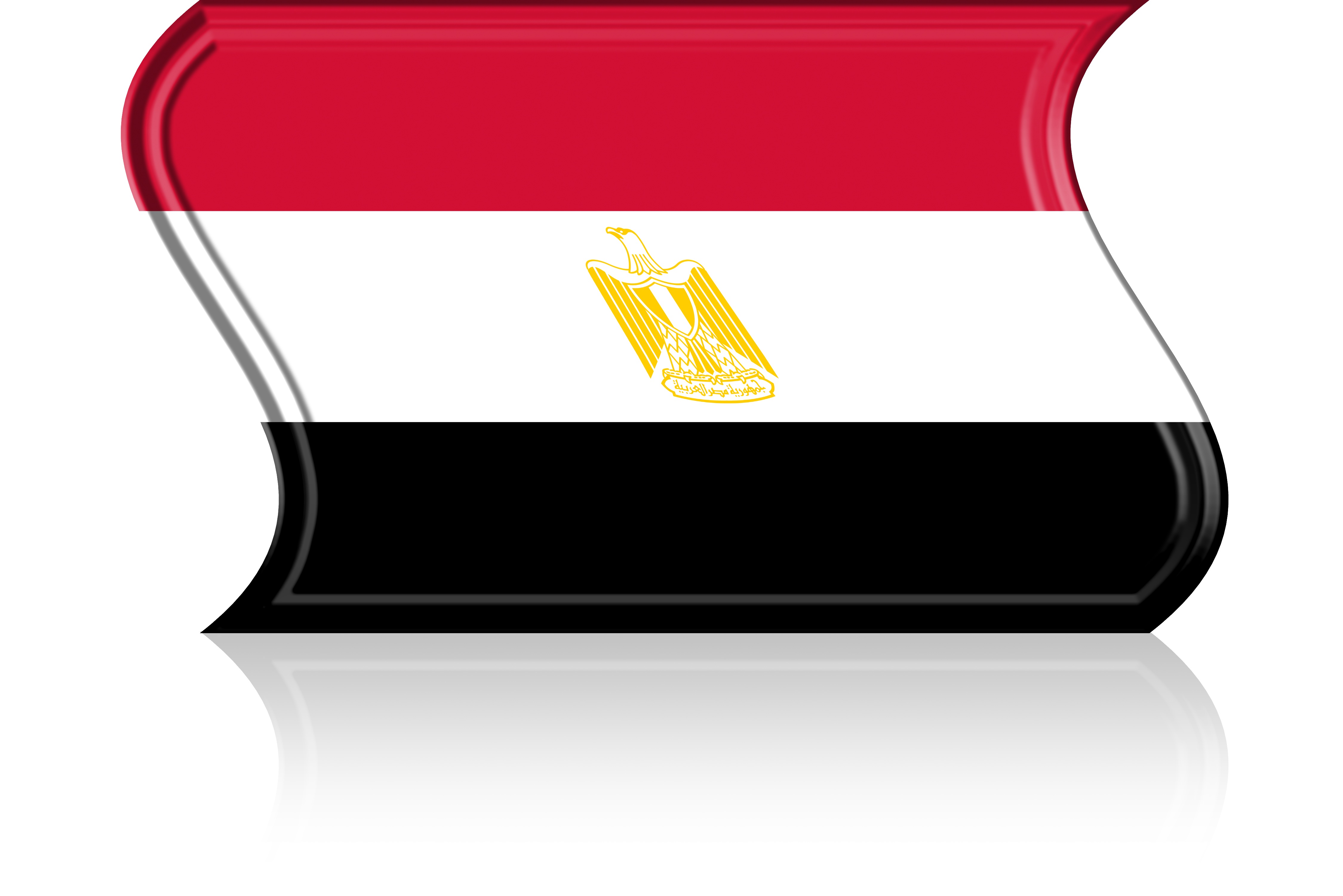 Red white white black egyptian flag free image download