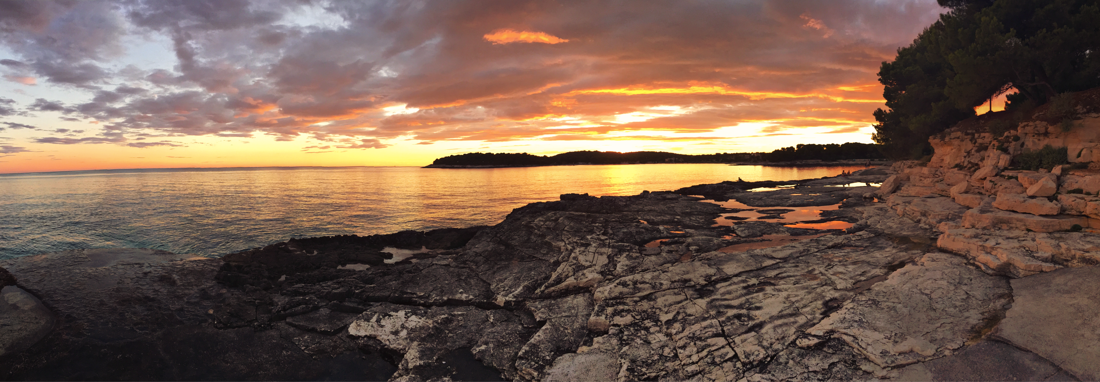 Croatia sunset sea free image download