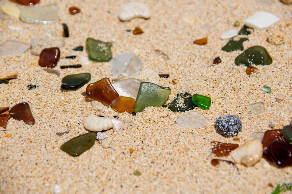 Beach Sand Glass free image download