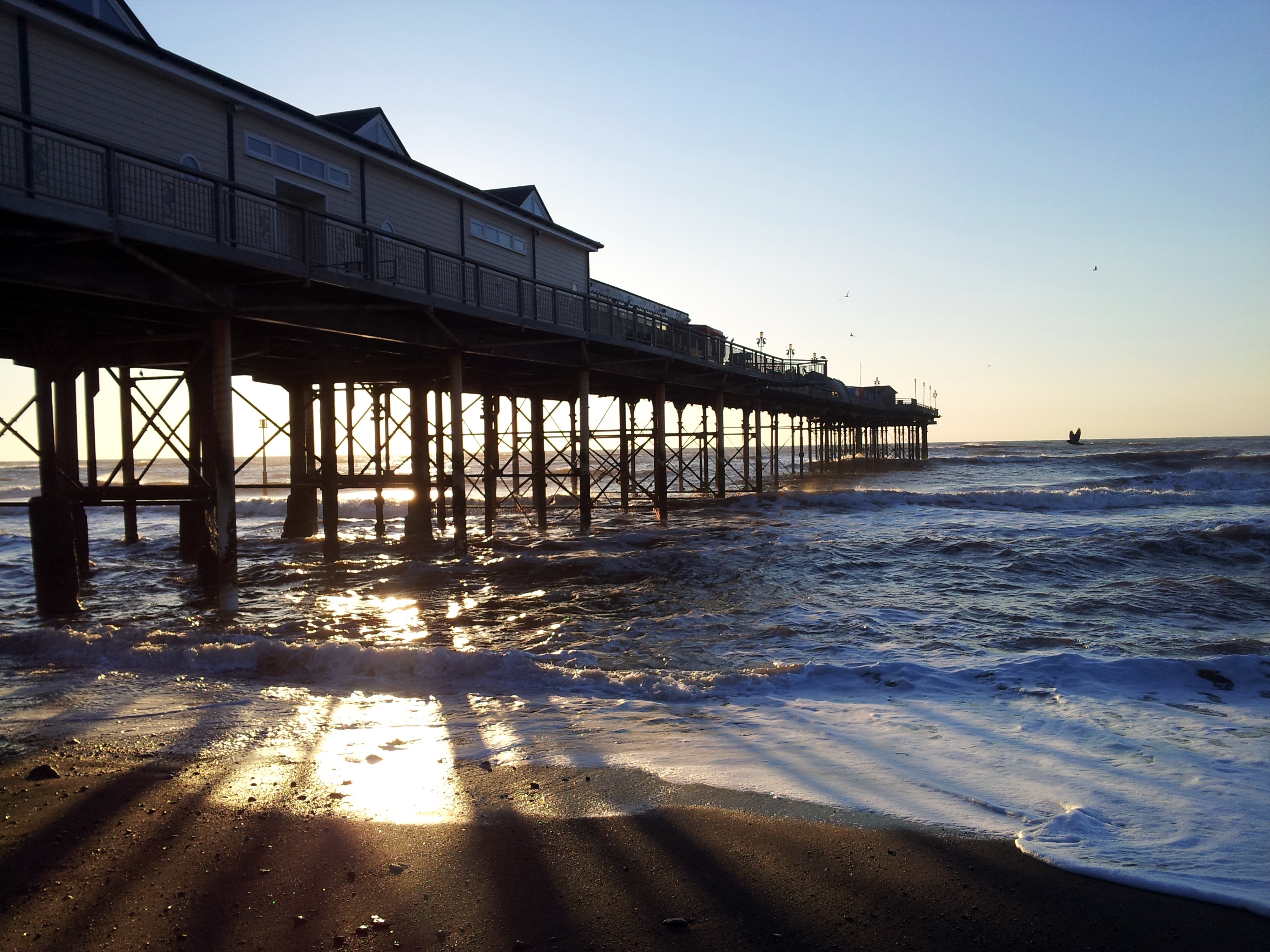 Teignmouth Pier Beach free image download