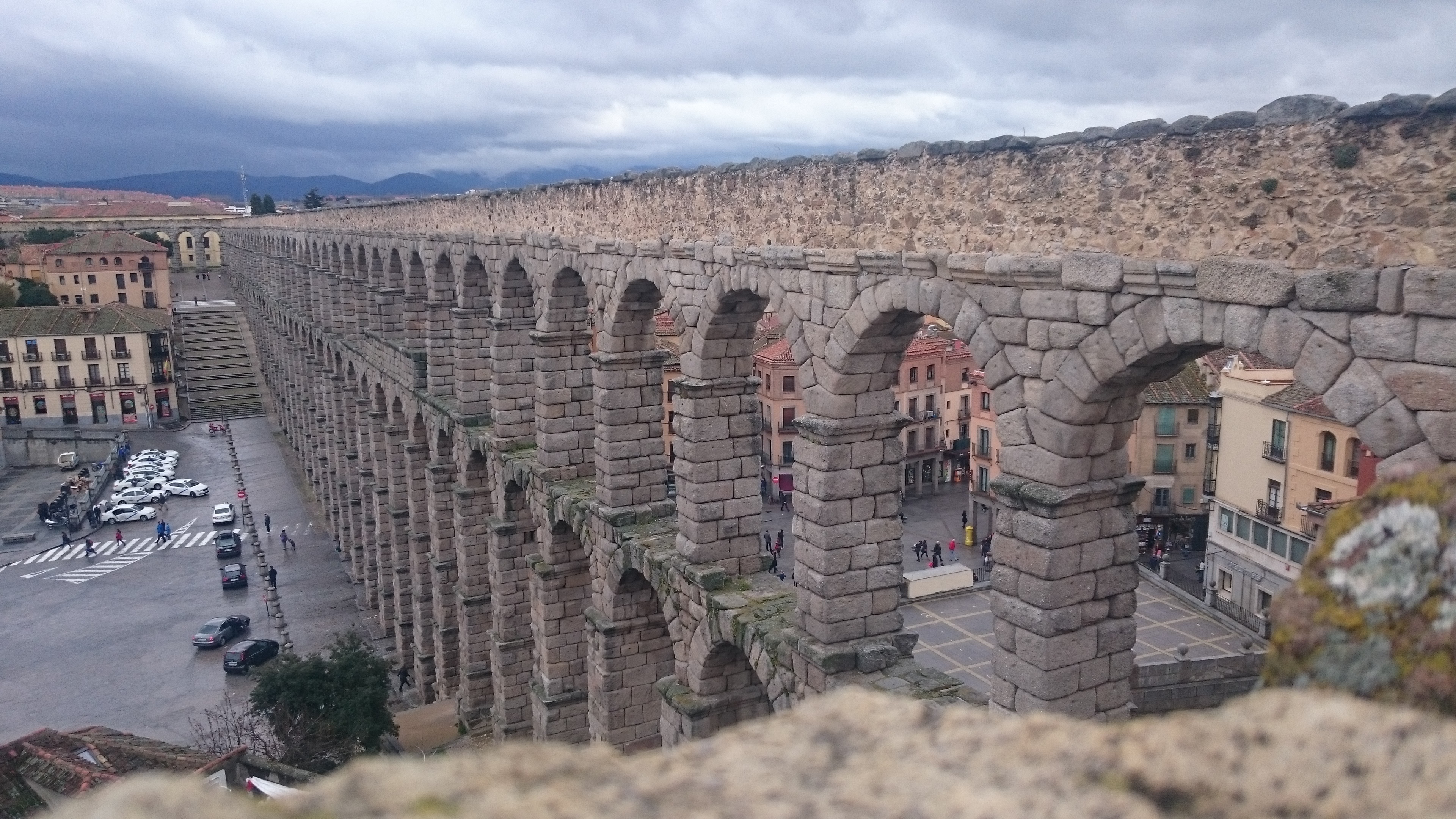 Segovia Bridge Aqueduct free image download
