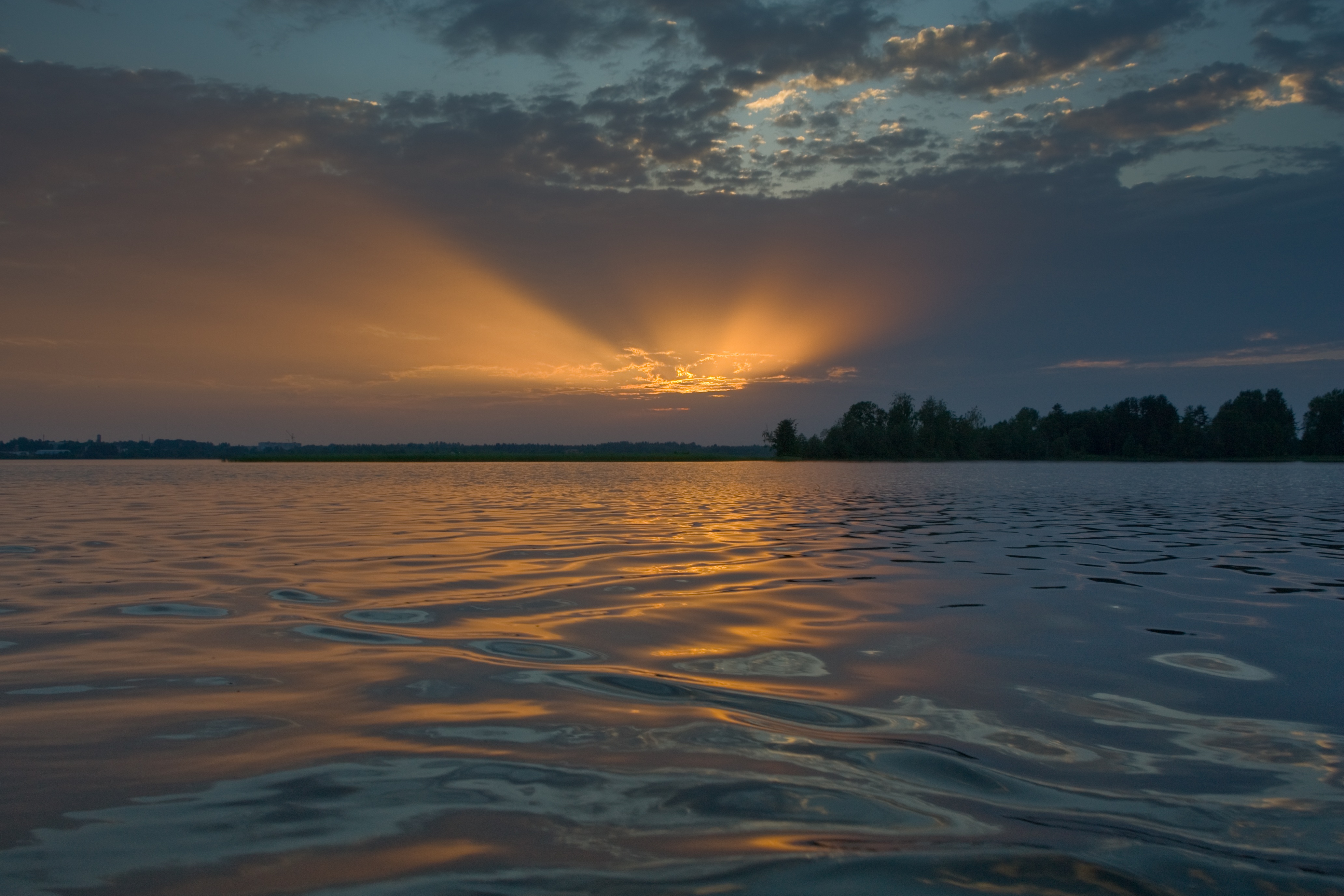 Lake Light Sunset free image download
