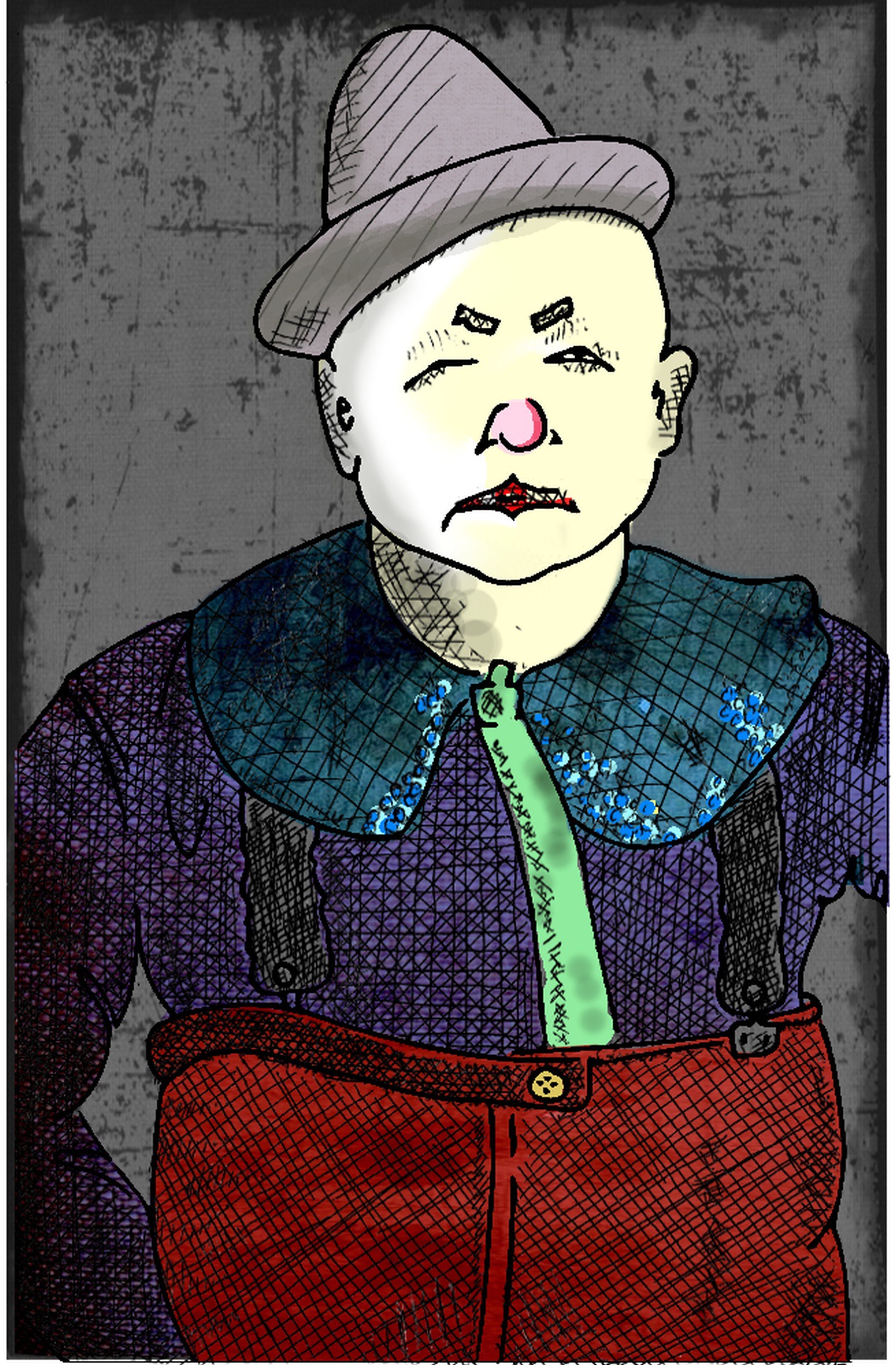 People portrait costume clown free image download