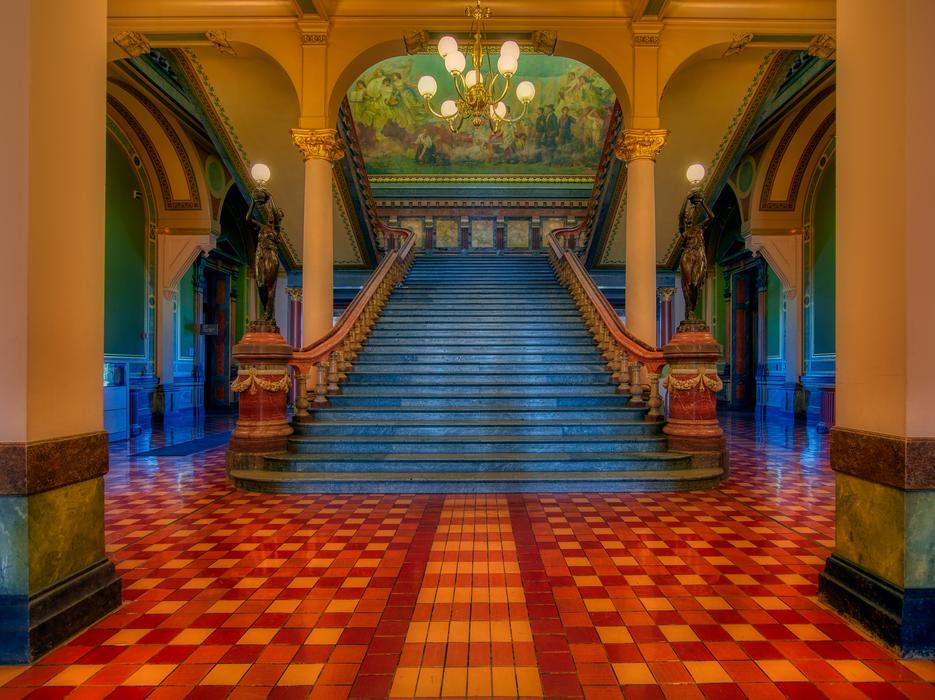 Grand Staircase Iowa State Capitol free image download