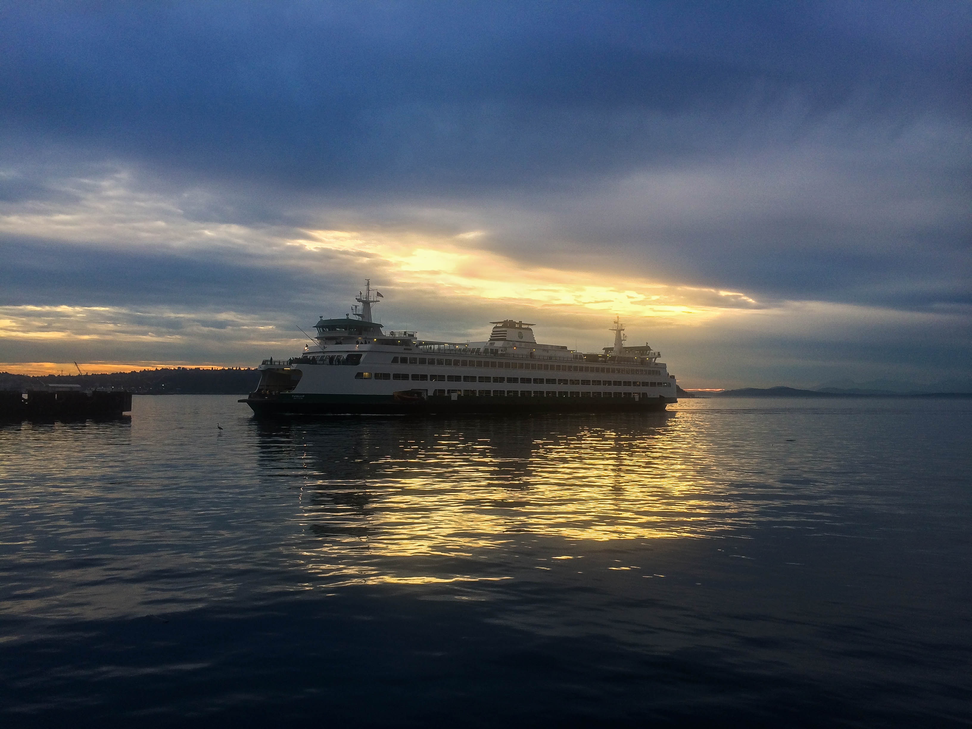 Ferry Seattle Water free image download