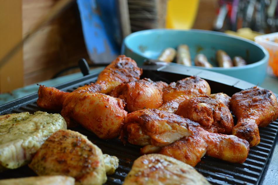 Grilled delicious chicken free image download